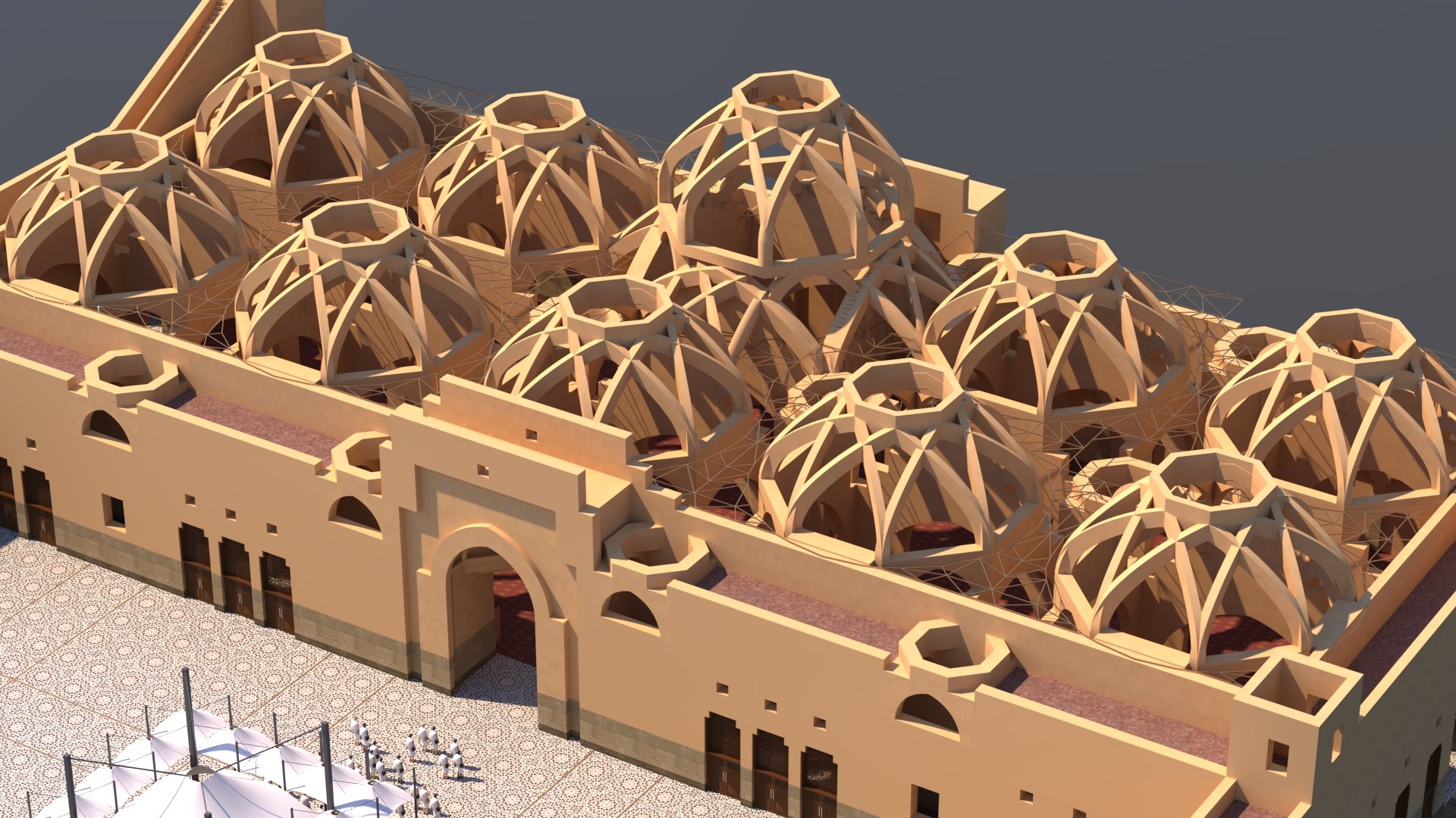 3D Model Mosque 3 - TurboSquid 2216826