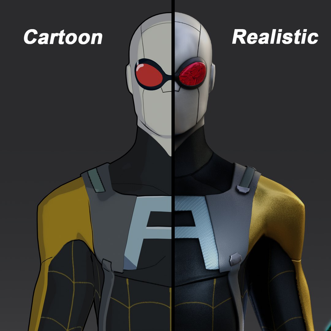 Agent Spider From Invincible TV Series 3D Model 3D Model - TurboSquid ...