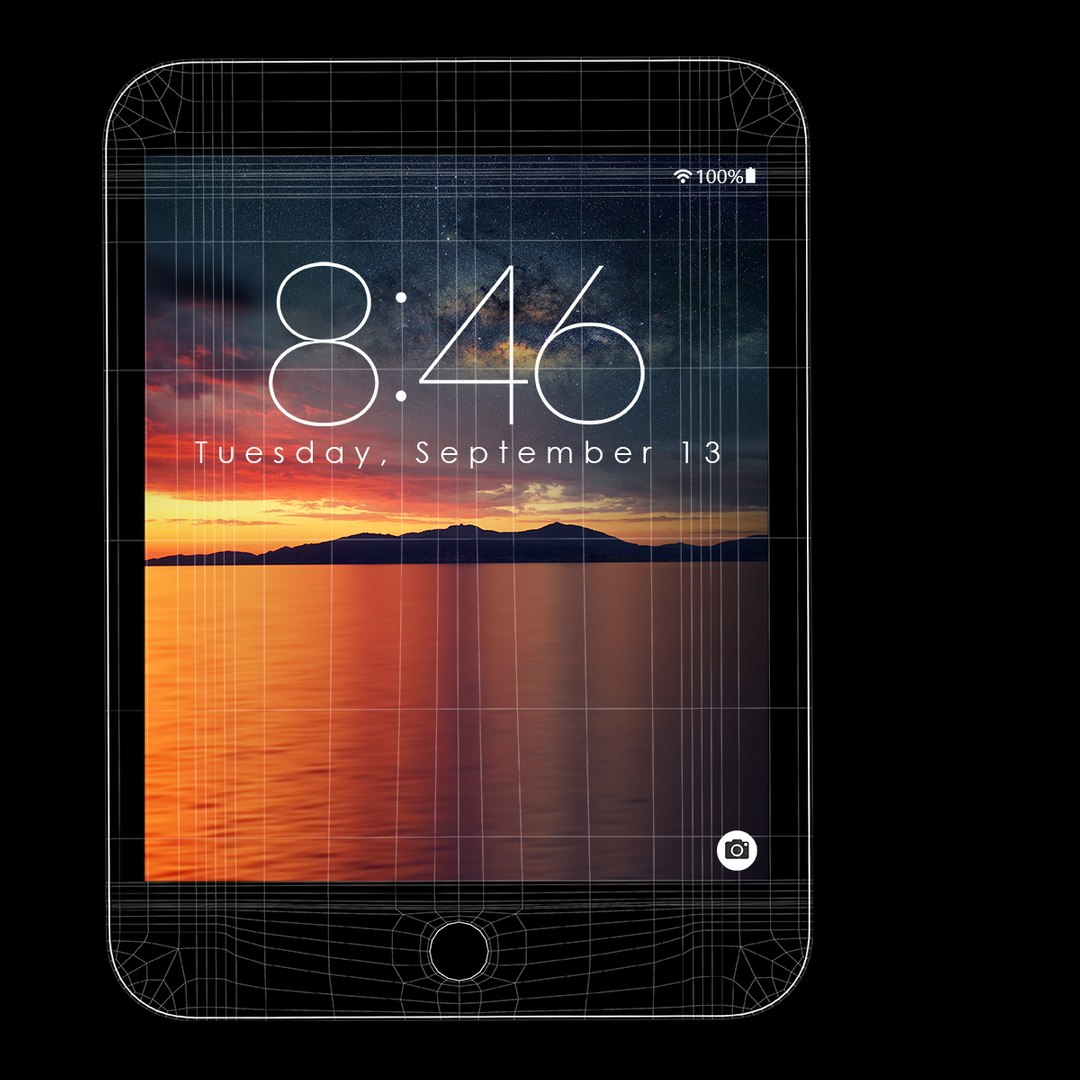 3D Generic Tablet Model - TurboSquid 1301036