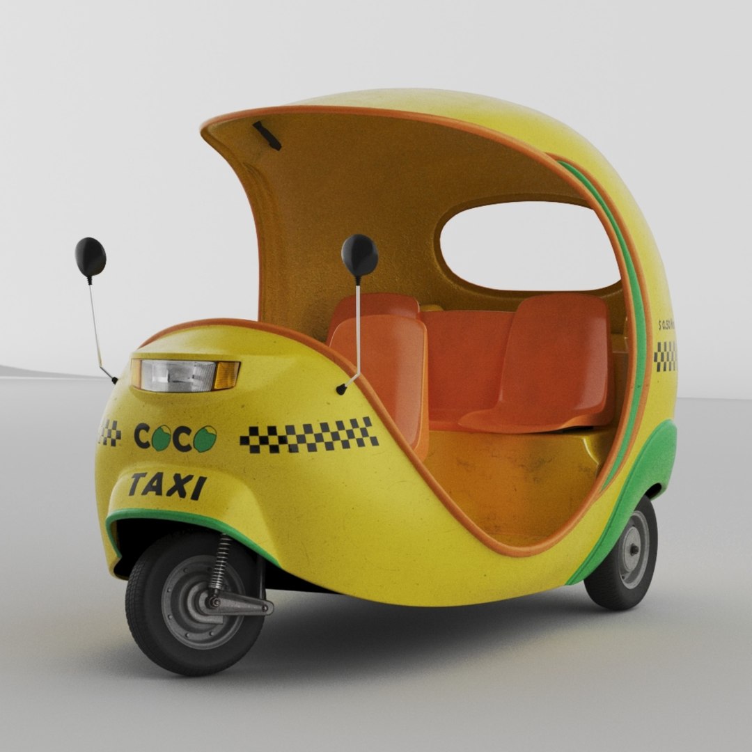 3D Havana Coco Taxi Model - TurboSquid 2213404