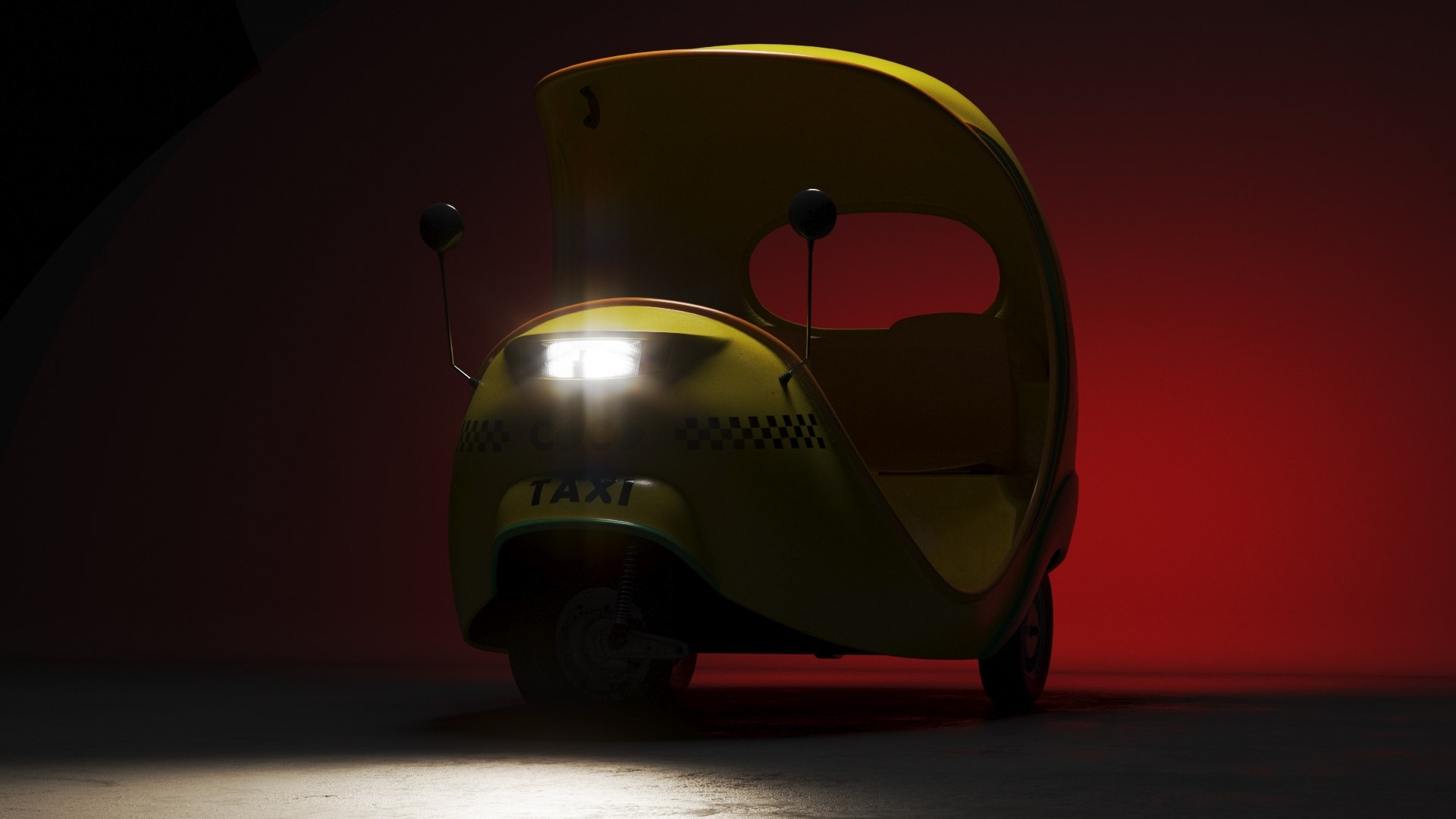 3D Havana Coco Taxi Model - TurboSquid 2213404