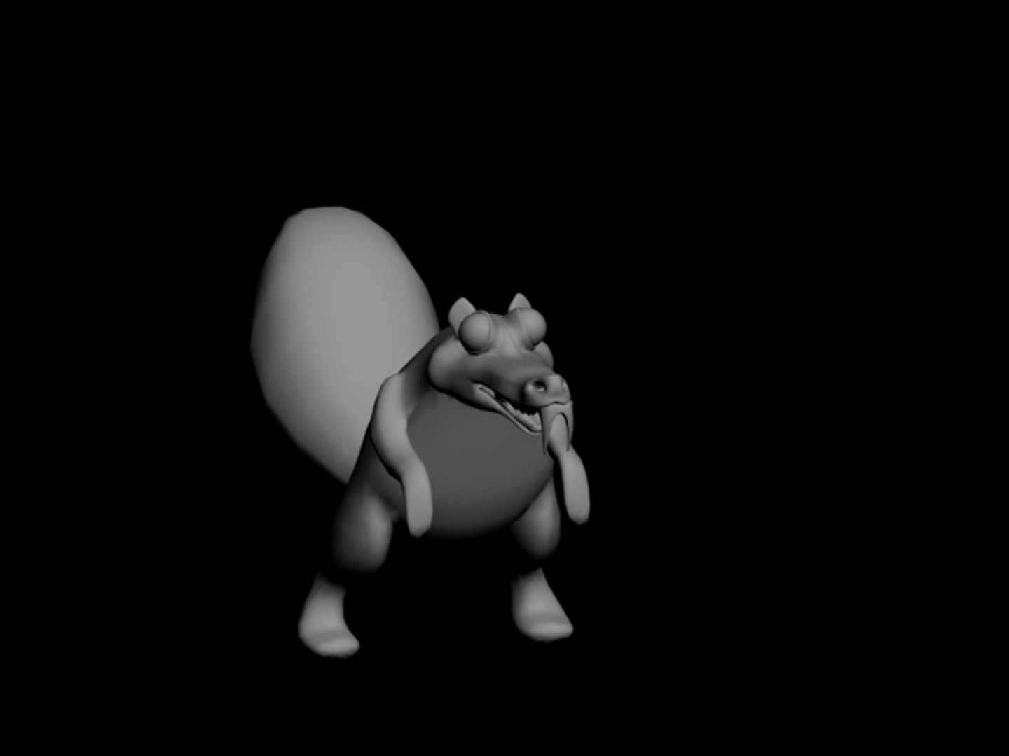 3d Scrat Ice Age Model