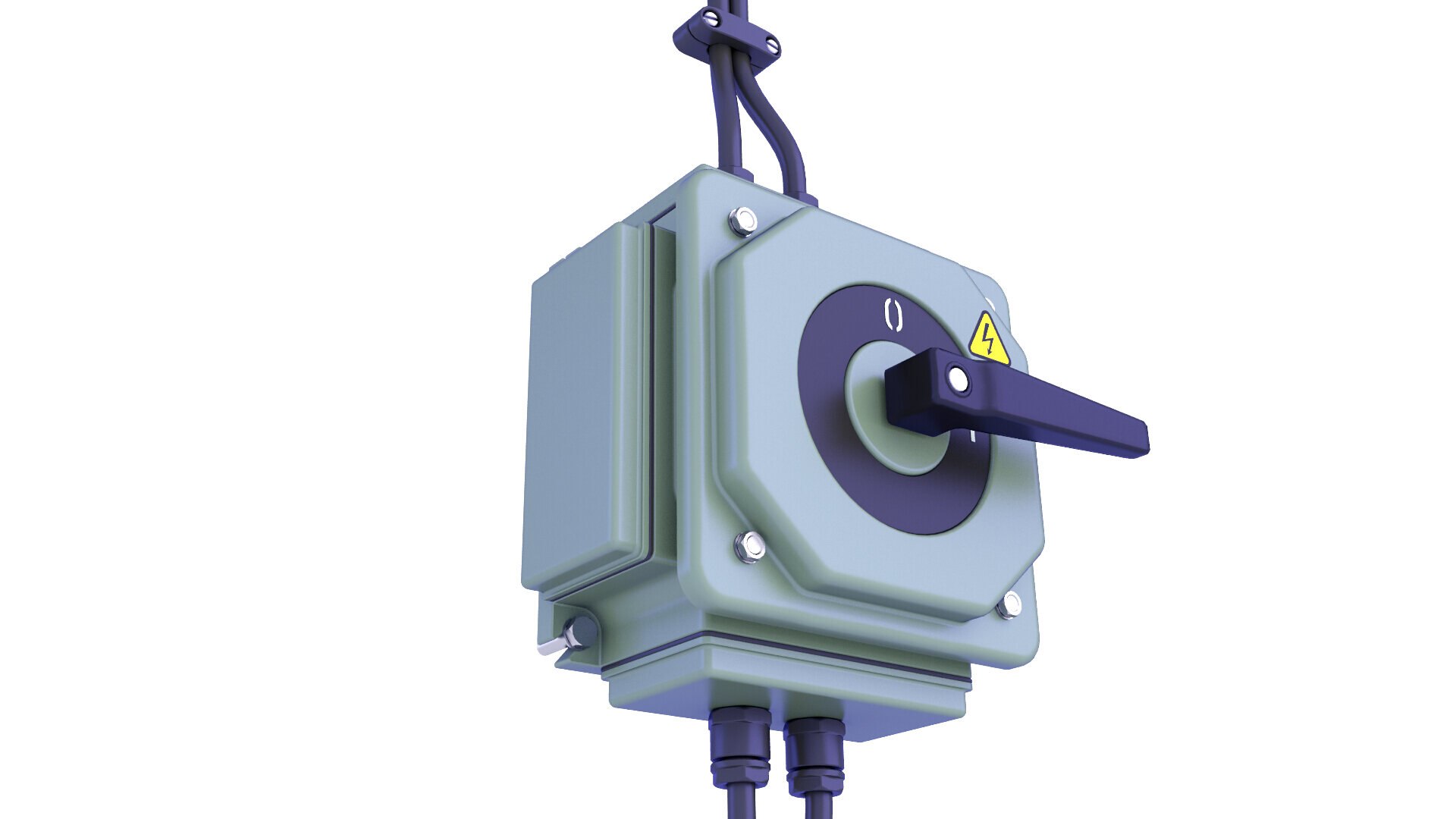 3D Model High Voltage Electrical Switch 4 - TurboSquid 1912578