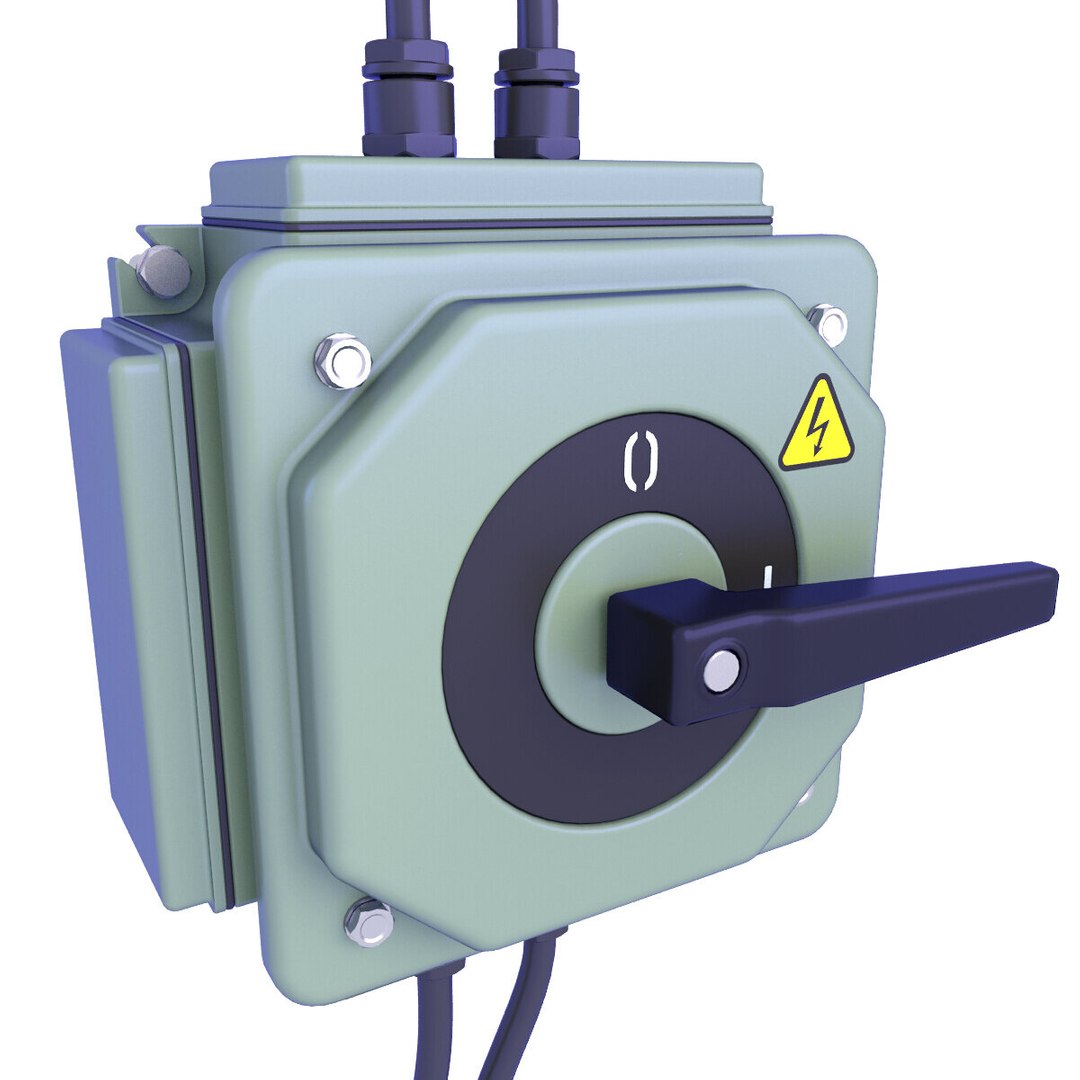 3D Model High Voltage Electrical Switch 4 - TurboSquid 1912578