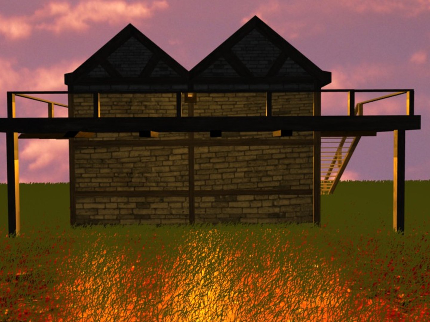 blender ready medieval tavern