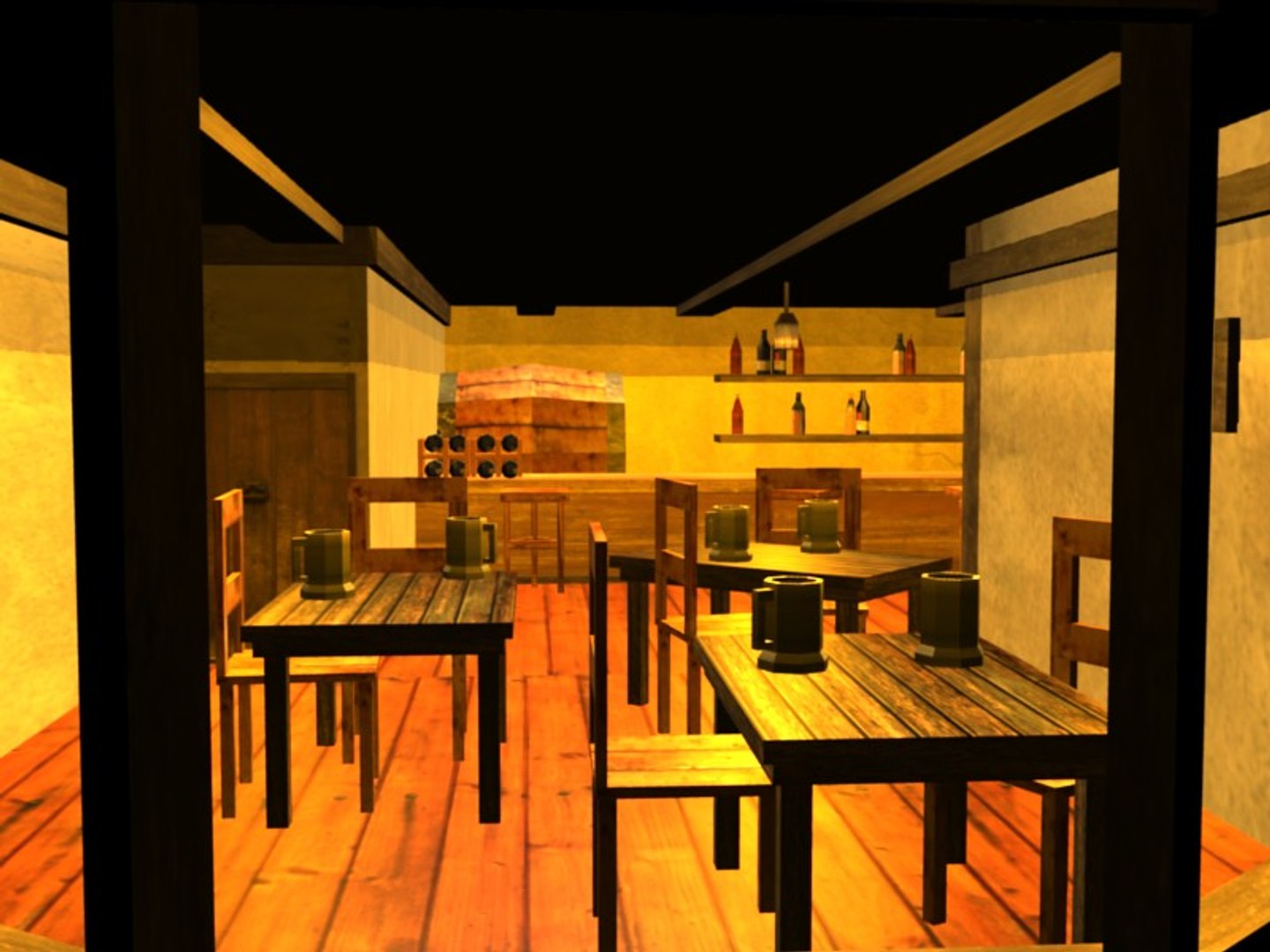blender ready medieval tavern