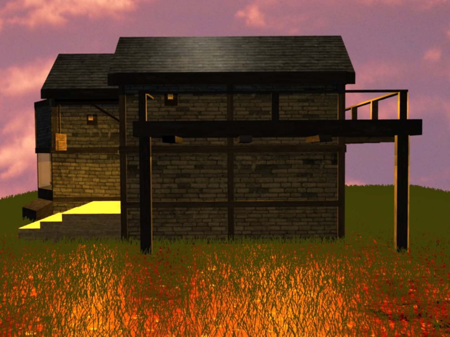 blender ready medieval tavern