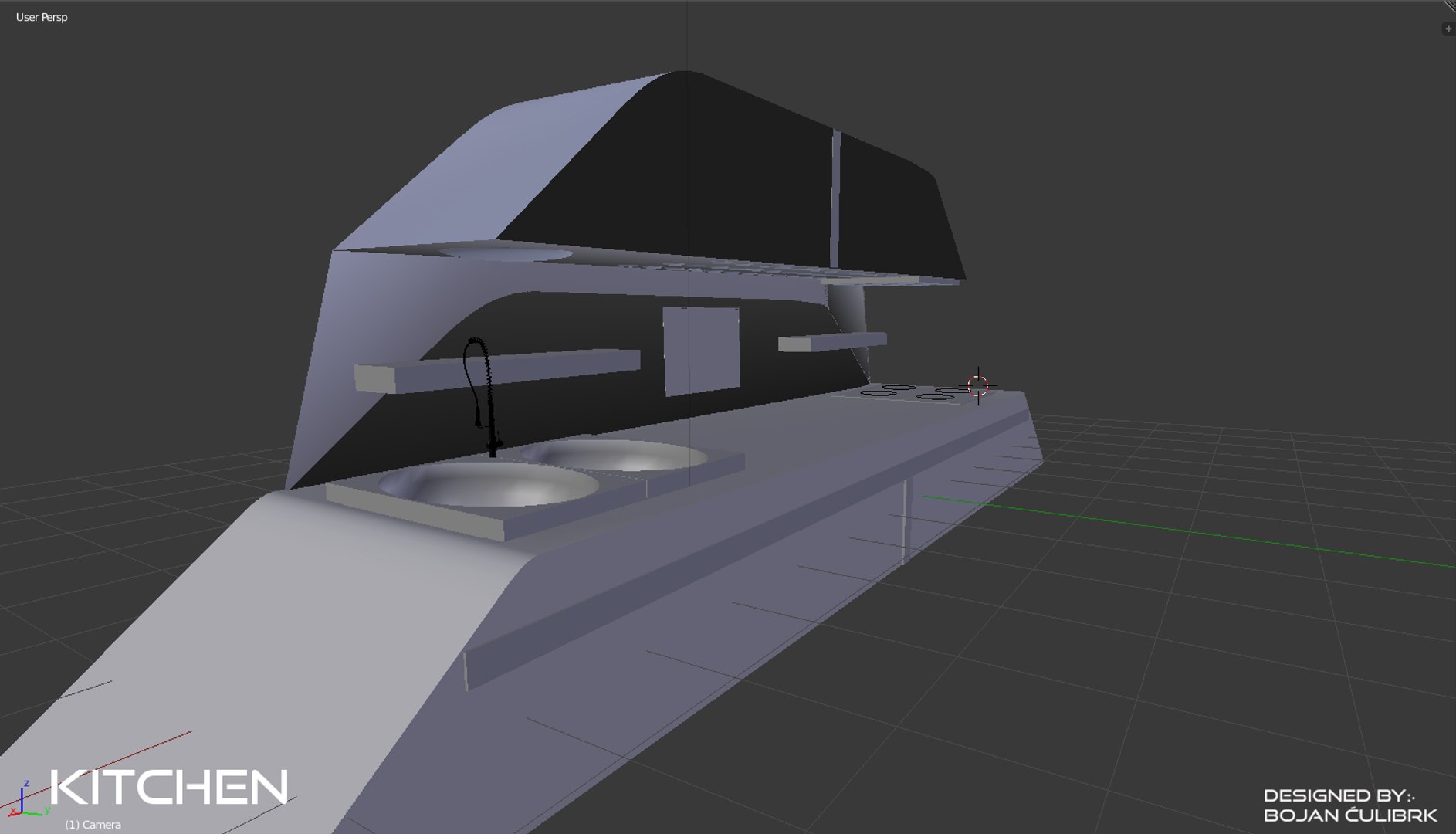 3d obj andromeda kitchen