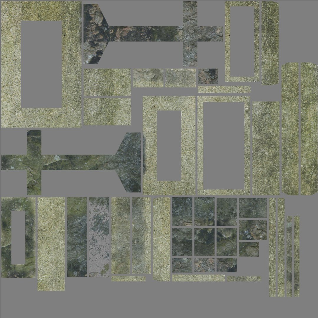3d stone grave gravestone