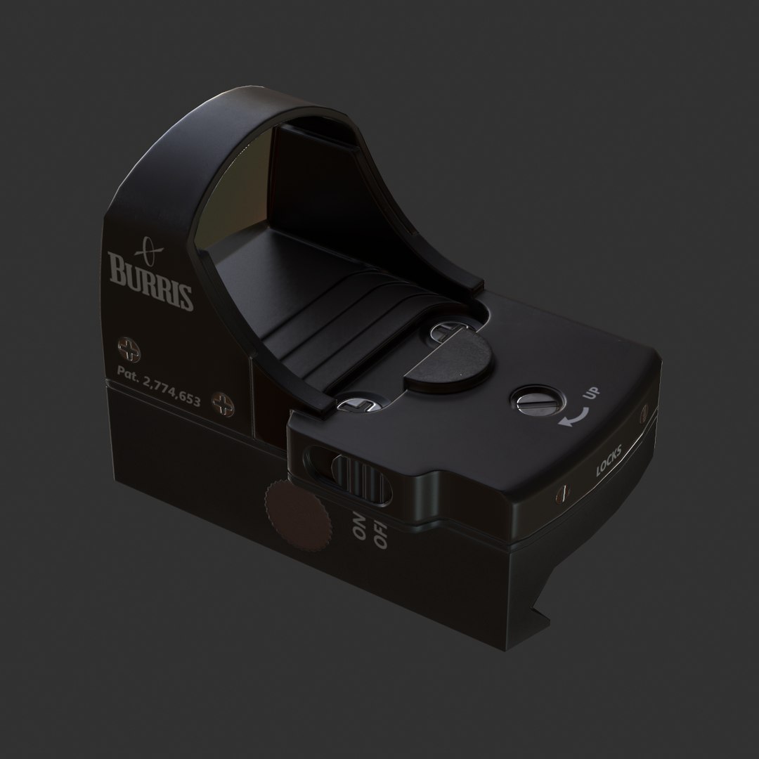 Ready Pistol Sight 3d Obj