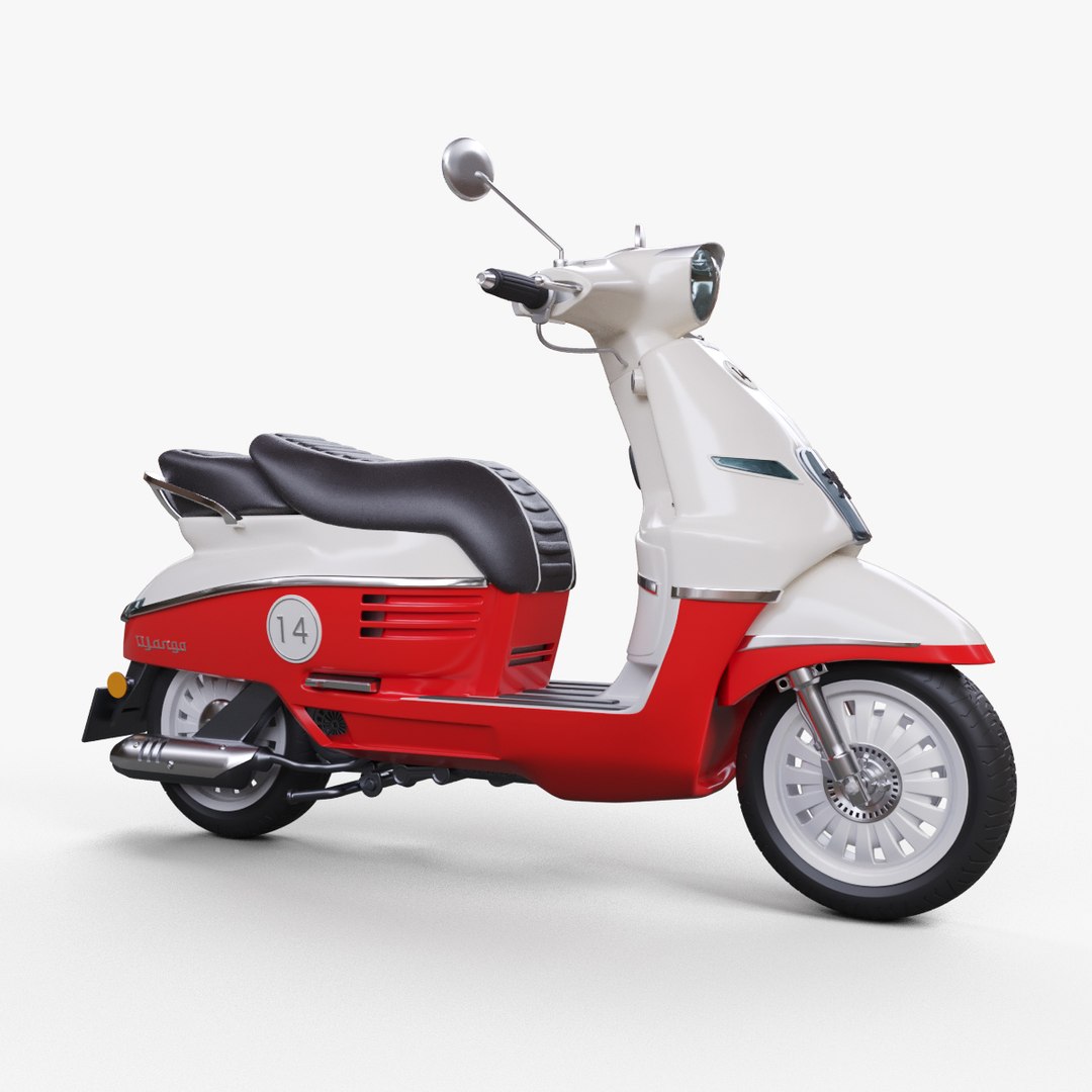 3D Peugeot Django 125 Scooter - TurboSquid 1997191