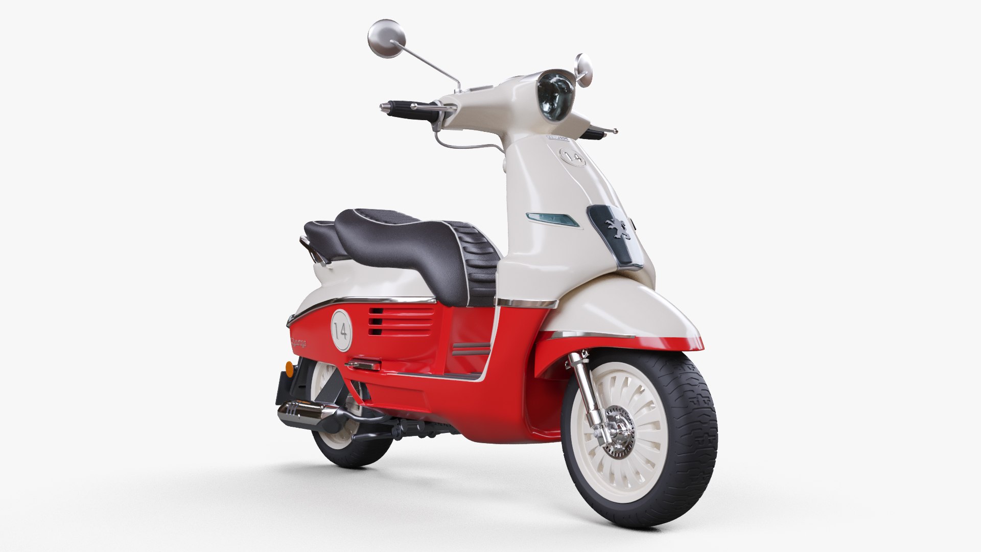 3D Peugeot Django 125 Scooter - TurboSquid 1997191