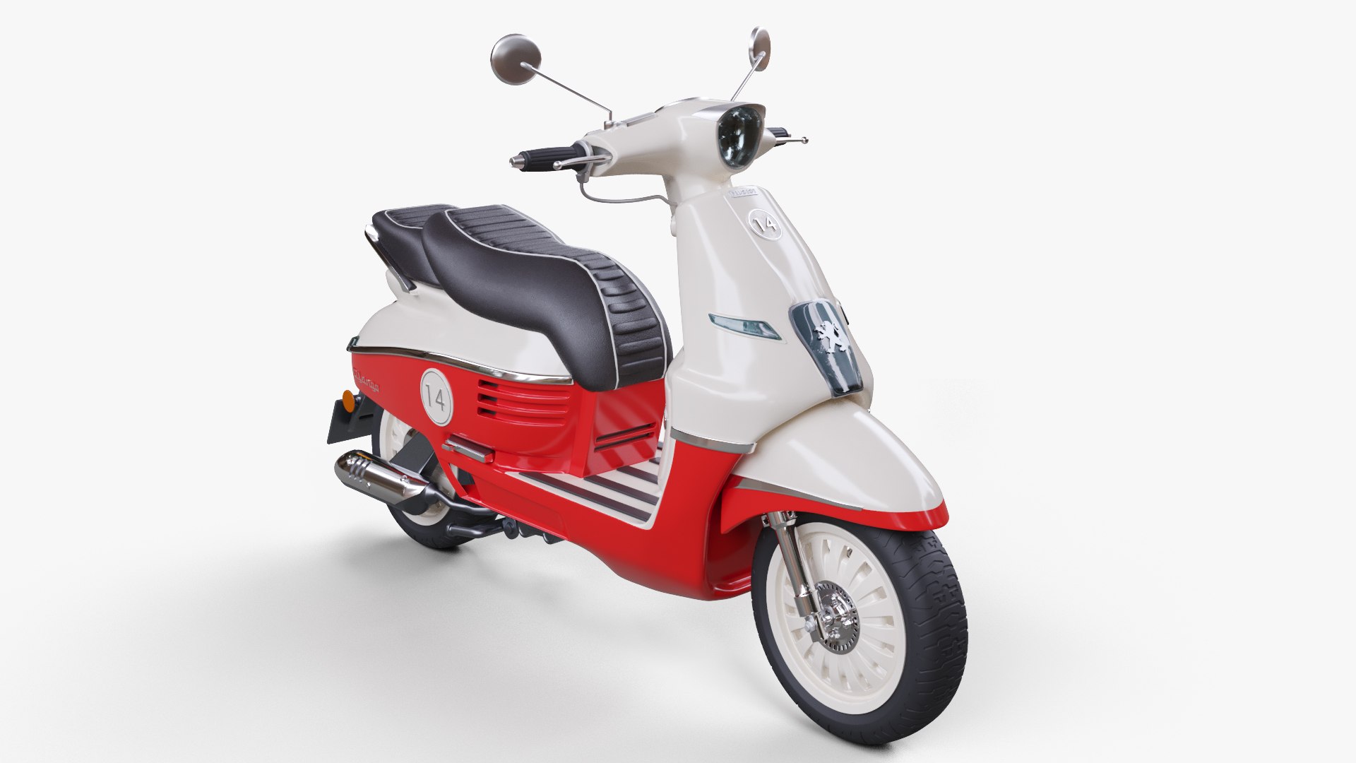 3D Peugeot Django 125 Scooter - TurboSquid 1997191