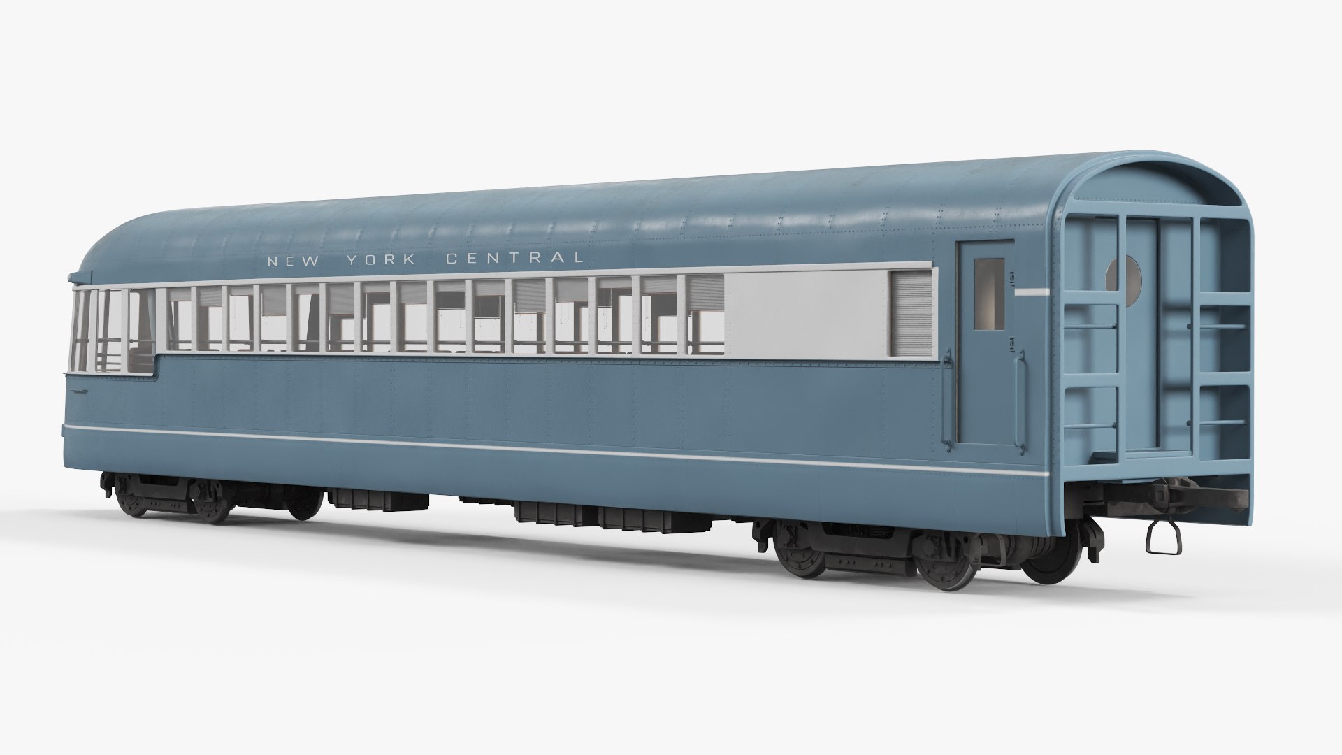 NYC Observation Train Car 3D Model - TurboSquid 2426103