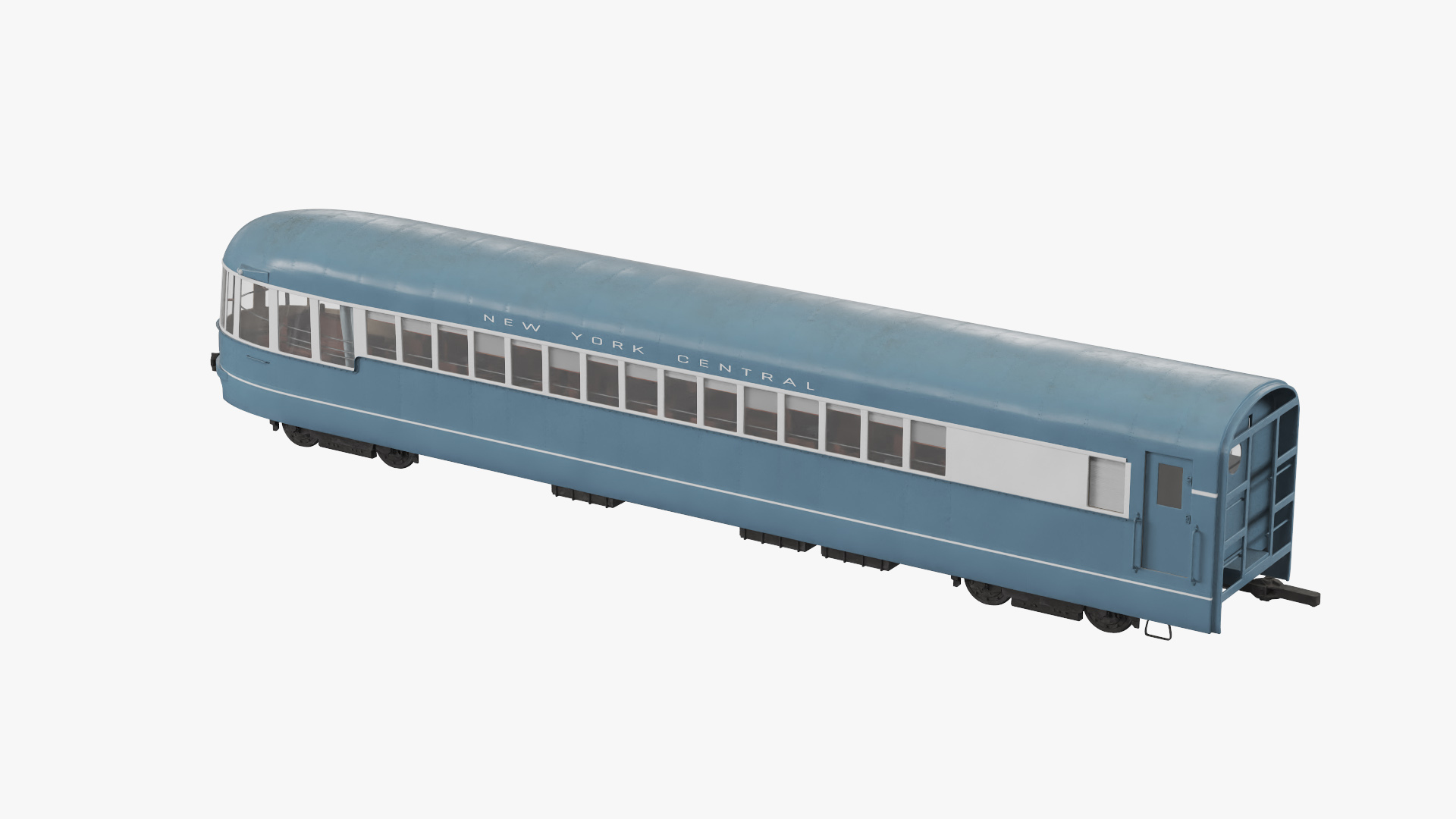 NYC Observation Train Car 3D Model - TurboSquid 2426103