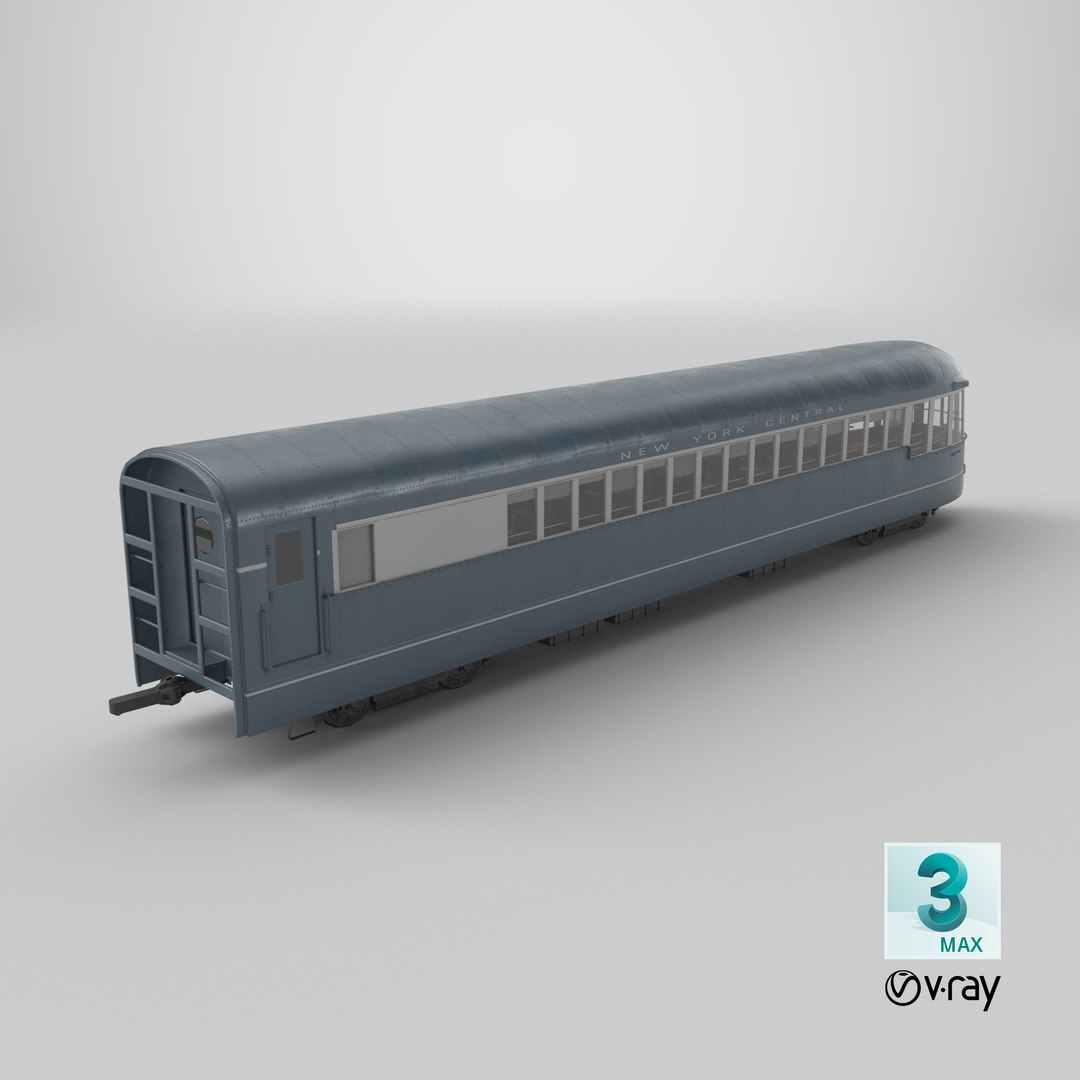 NYC Observation Train Car 3D Model - TurboSquid 2426103