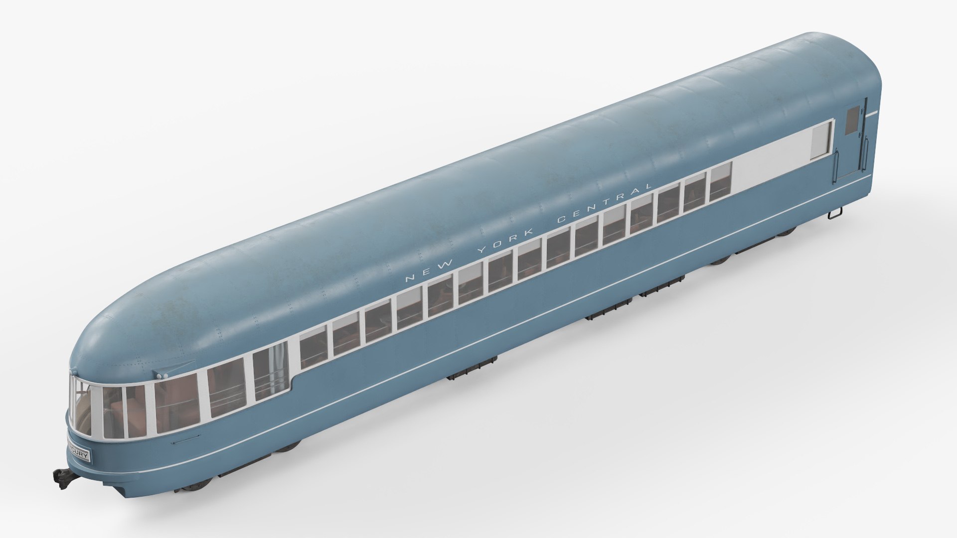 NYC Observation Train Car 3D Model - TurboSquid 2426103