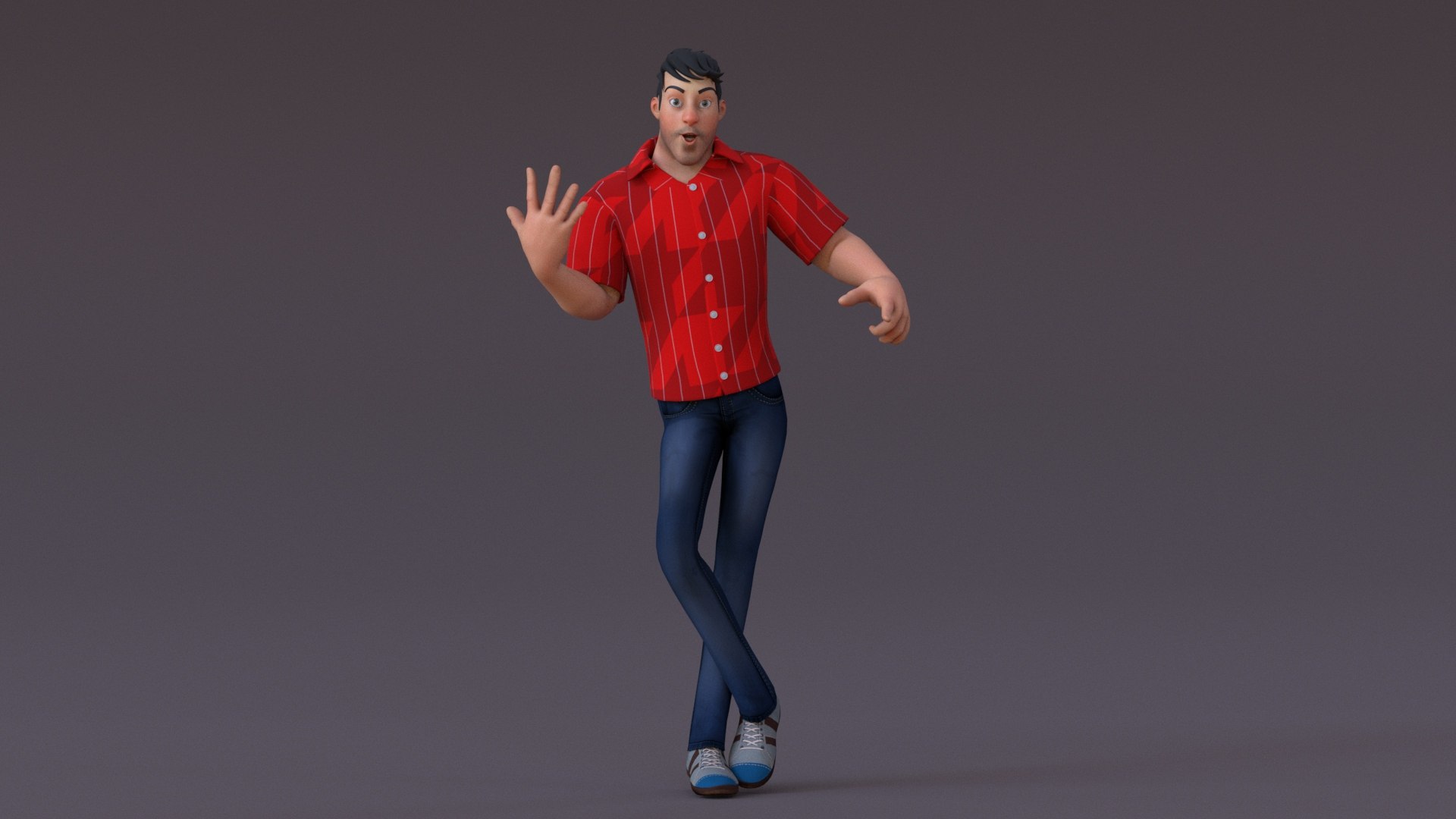 David Cartoon V2 3D - TurboSquid 1737080