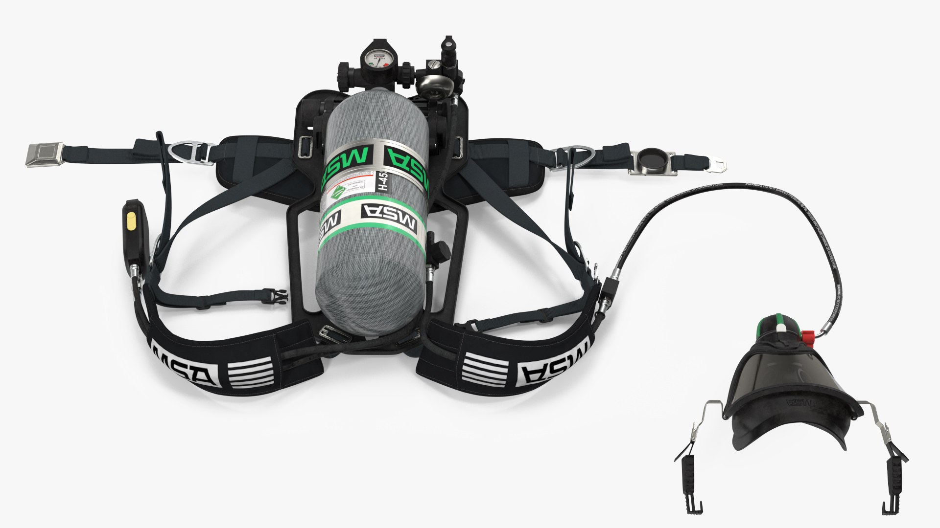 3D msa g1 scba respiratory - TurboSquid 1685074