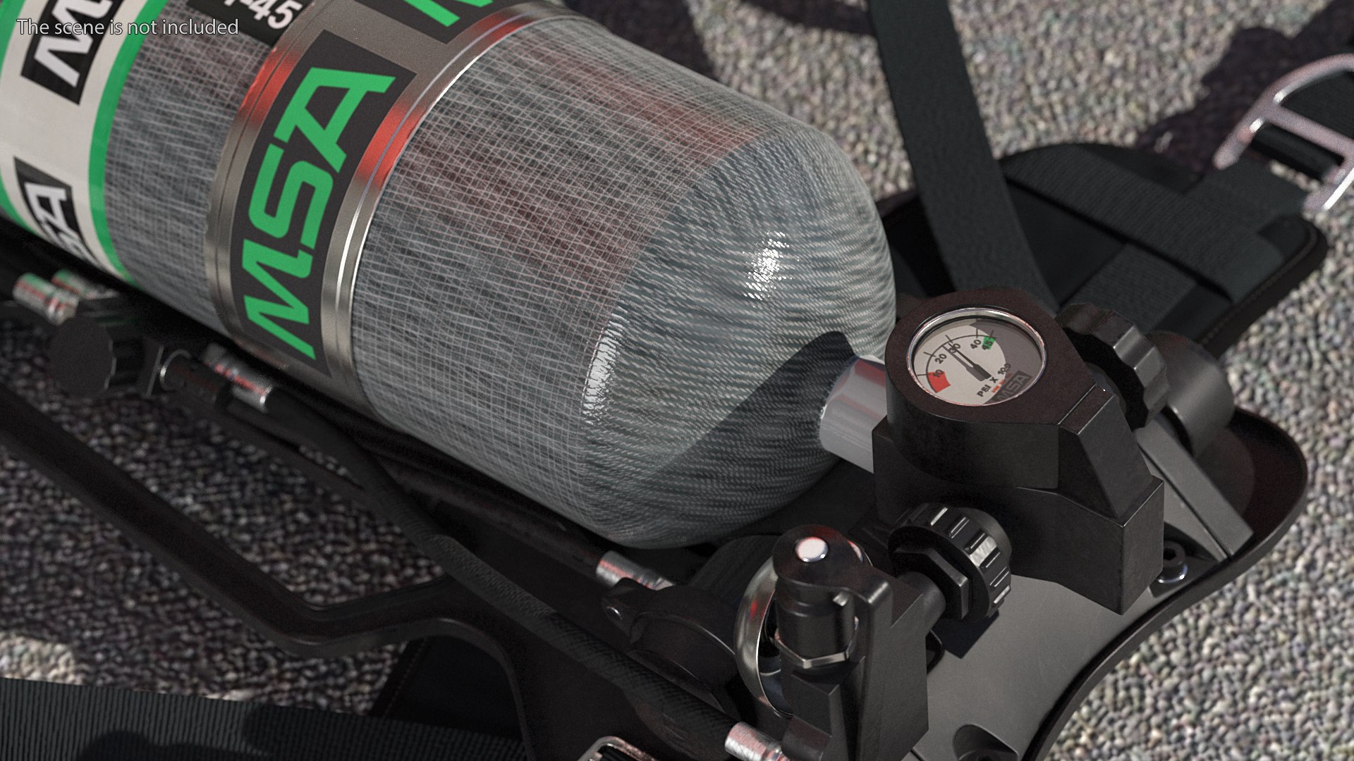 3D msa g1 scba respiratory - TurboSquid 1685074