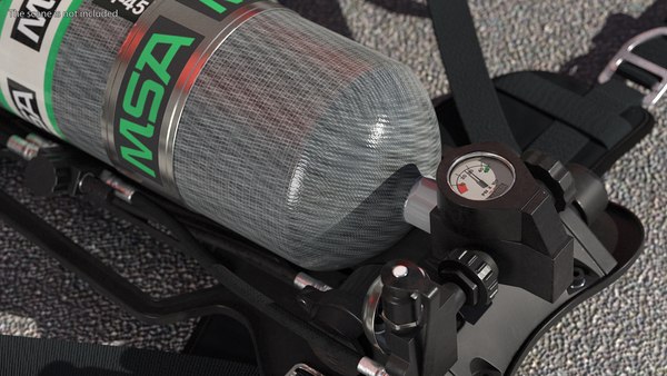 3D msa g1 scba respiratory - TurboSquid 1685074