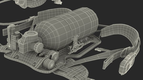 3D msa g1 scba respiratory - TurboSquid 1685074