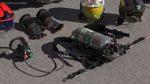 3D msa g1 scba respiratory - TurboSquid 1685074