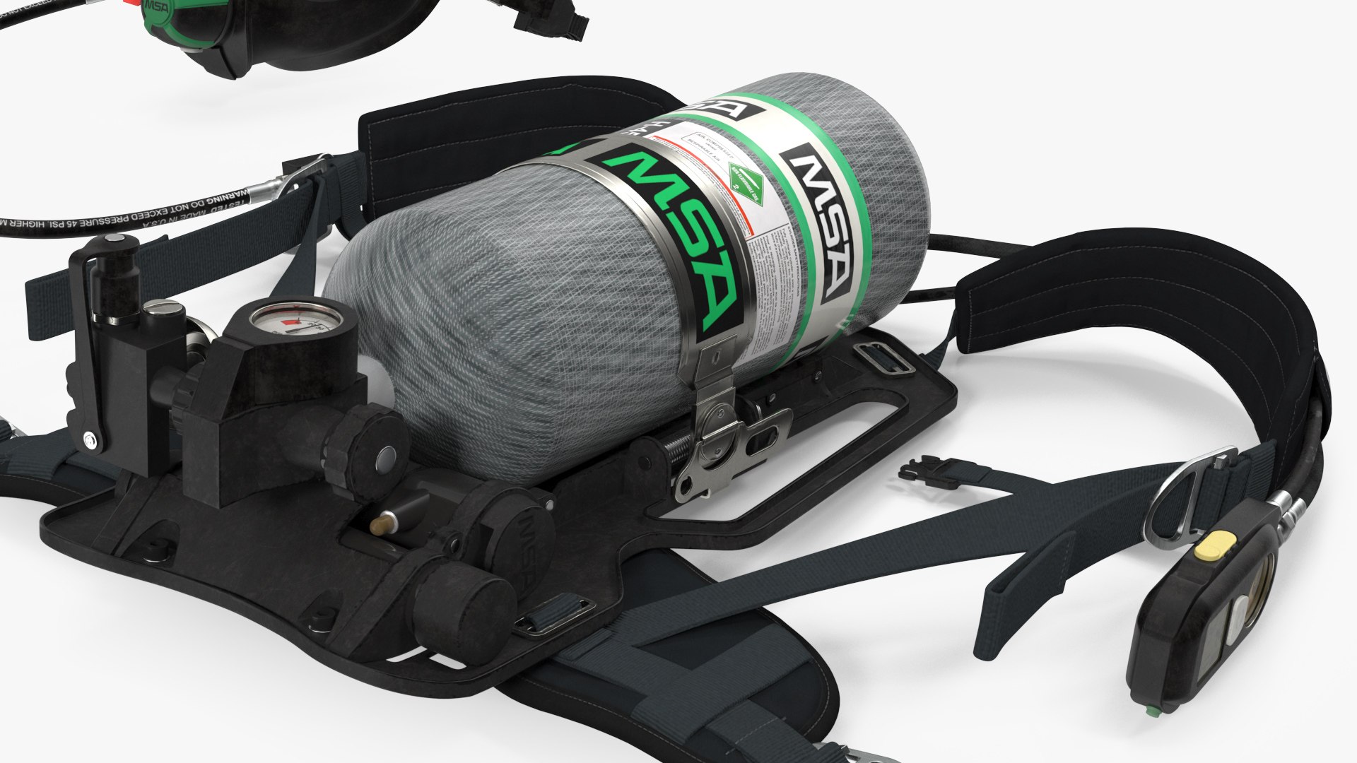 3D msa g1 scba respiratory - TurboSquid 1685074