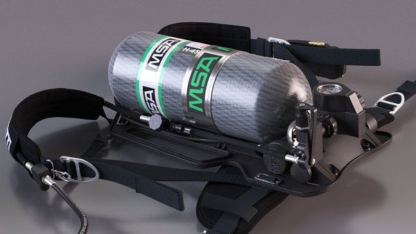 3D msa g1 scba respiratory - TurboSquid 1685074