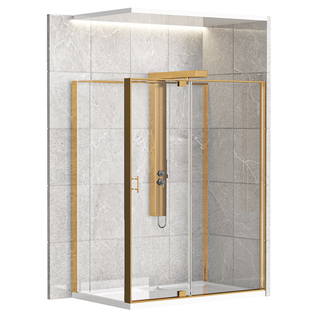 3D Shower Cabin Zest - TurboSquid 2217689