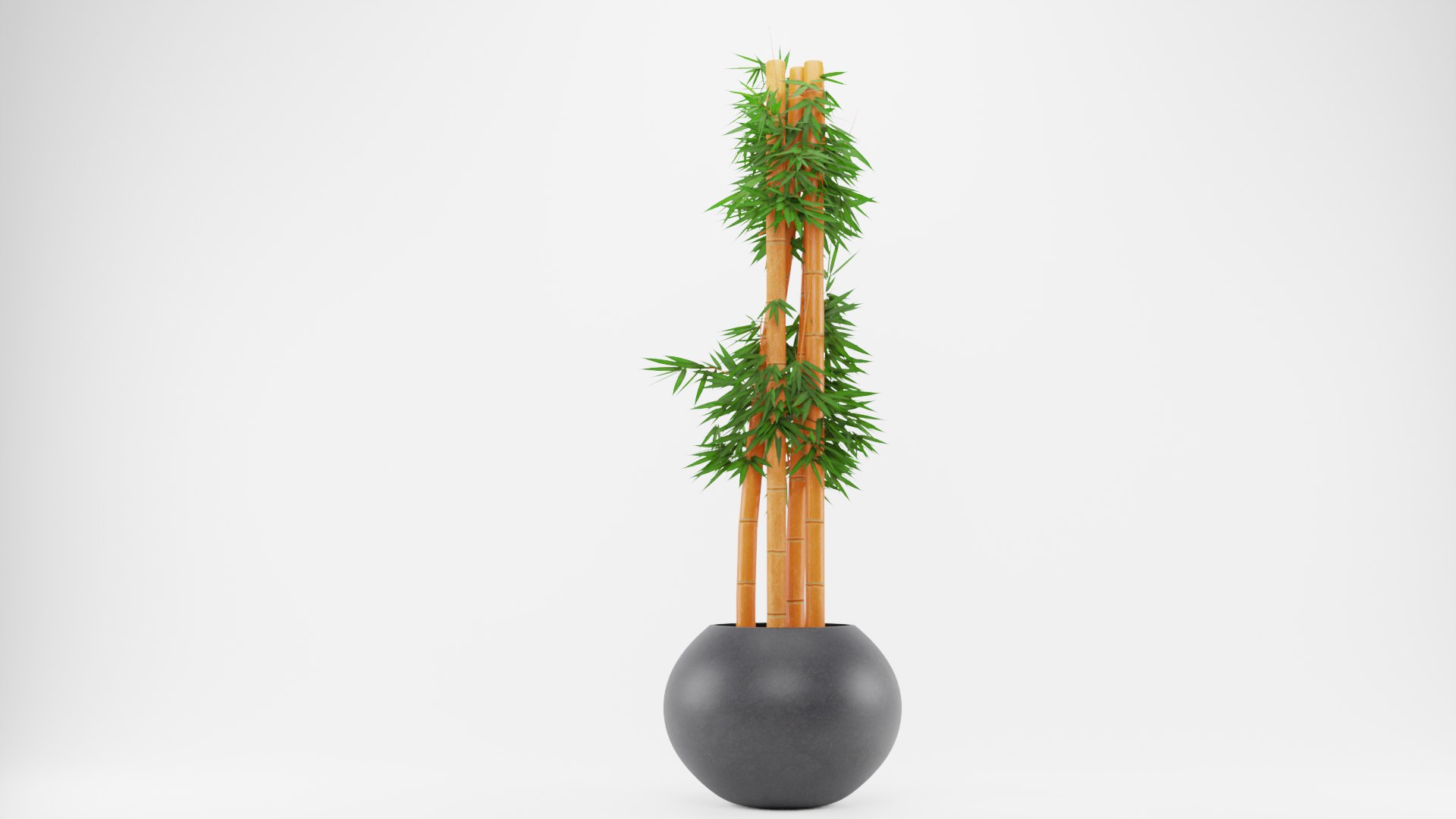 Yellow Bamboo Tree 3D Model - TurboSquid 1997780