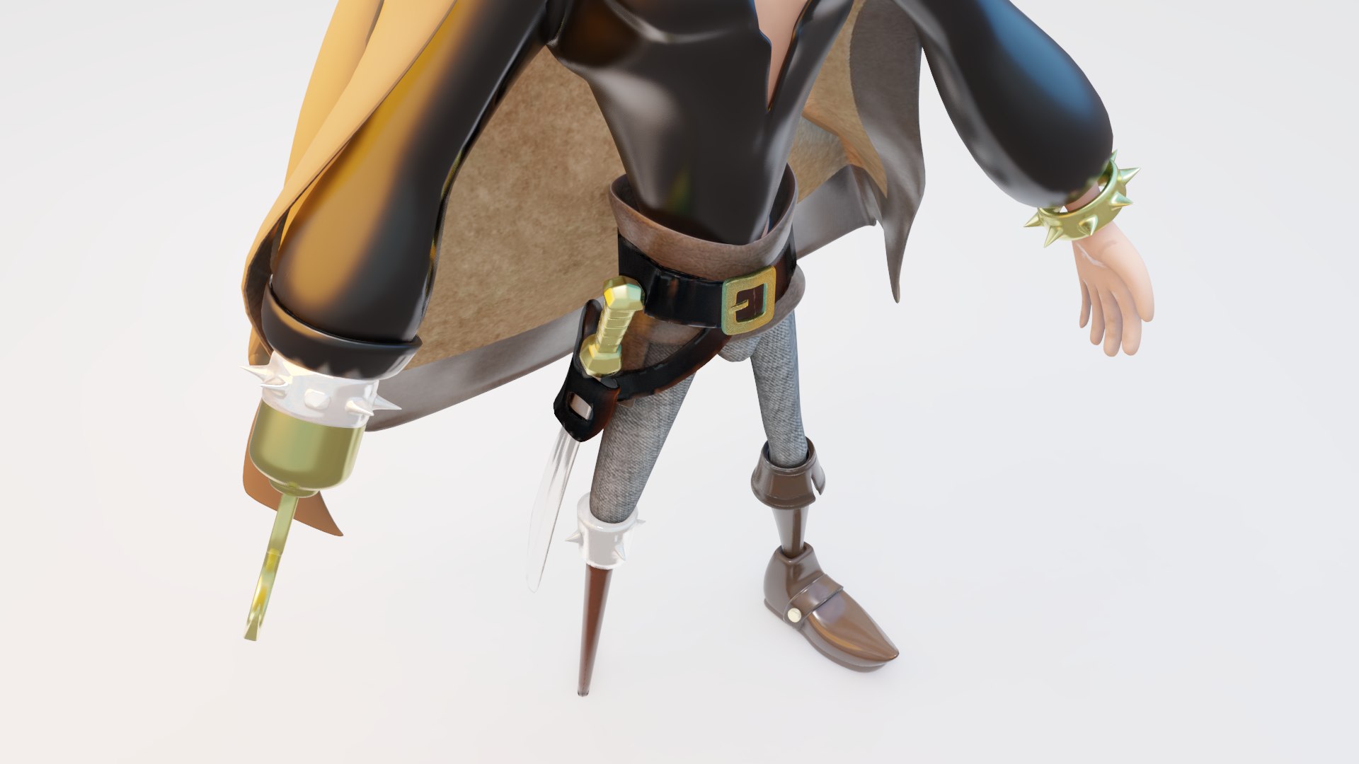 Pirate Captain Model 3D Model - TurboSquid 2022062