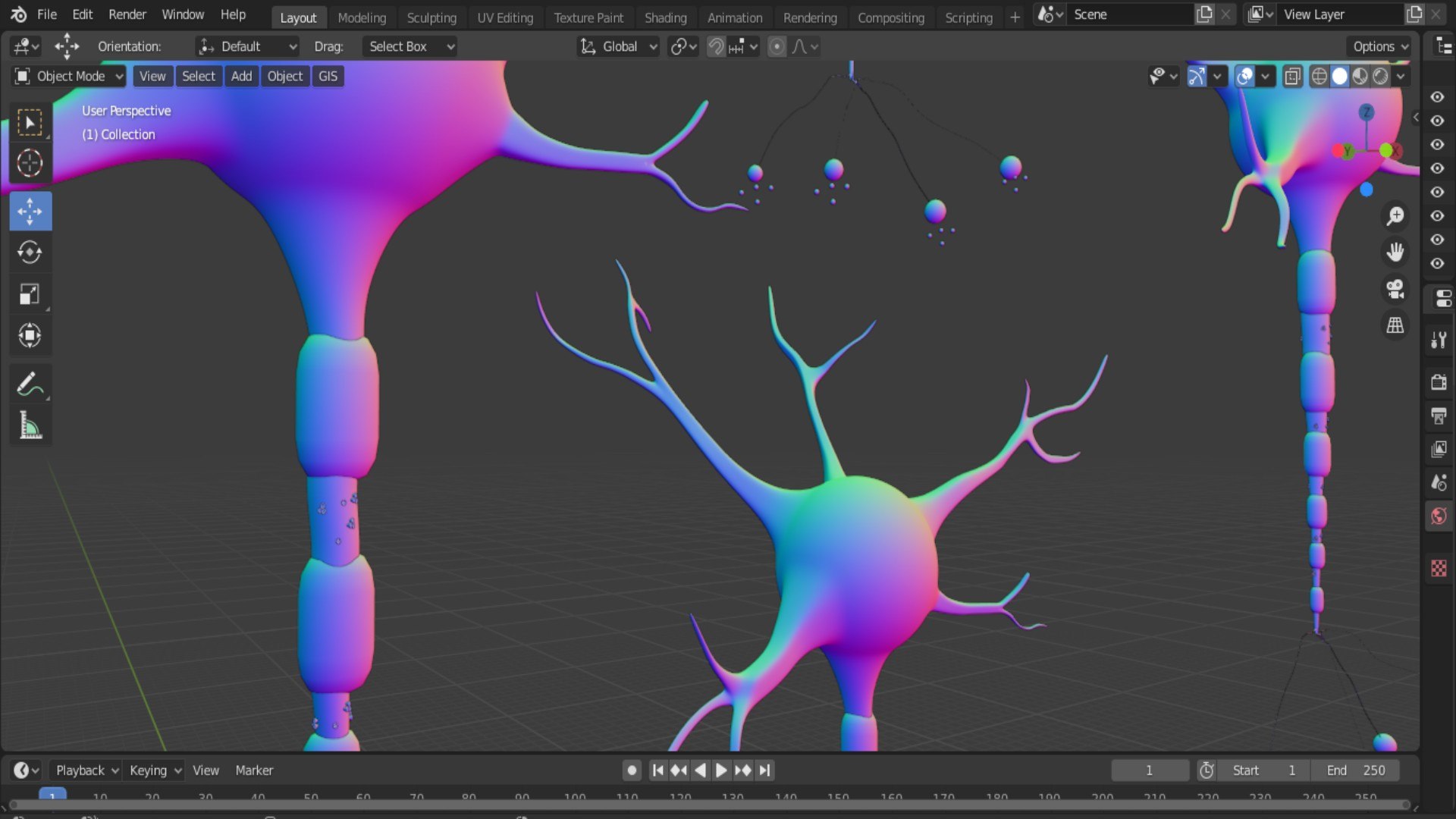 3D Neuron 3D Model Model - TurboSquid 1725788