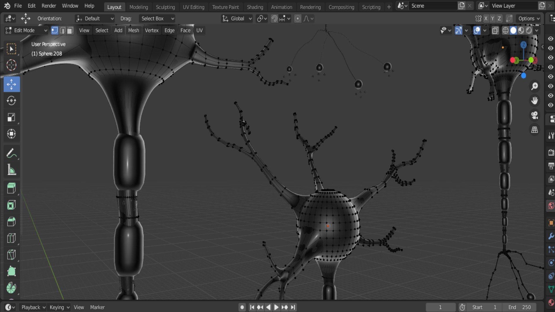 3D Neuron 3D Model Model - TurboSquid 1725788