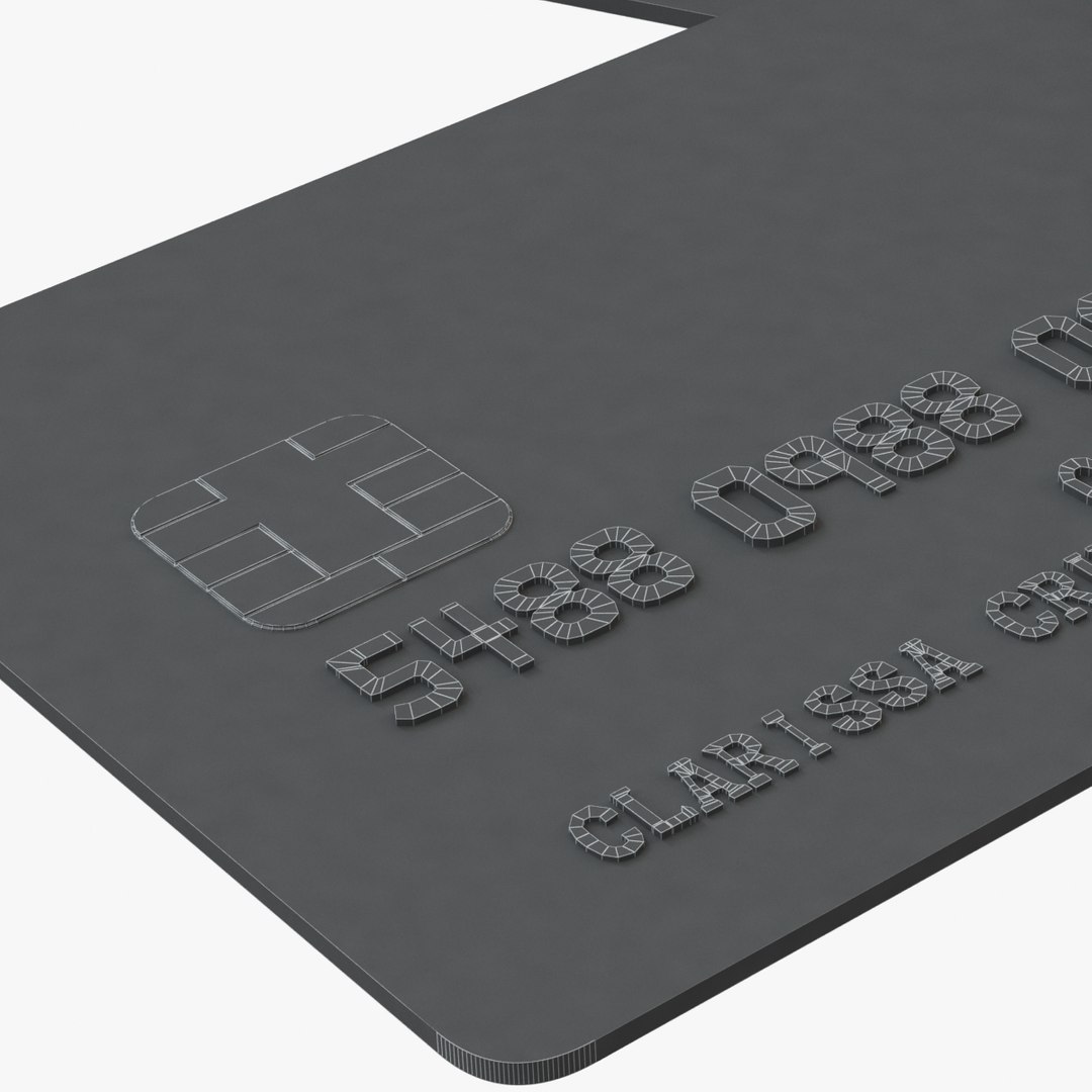 Credit Cards 3d Model