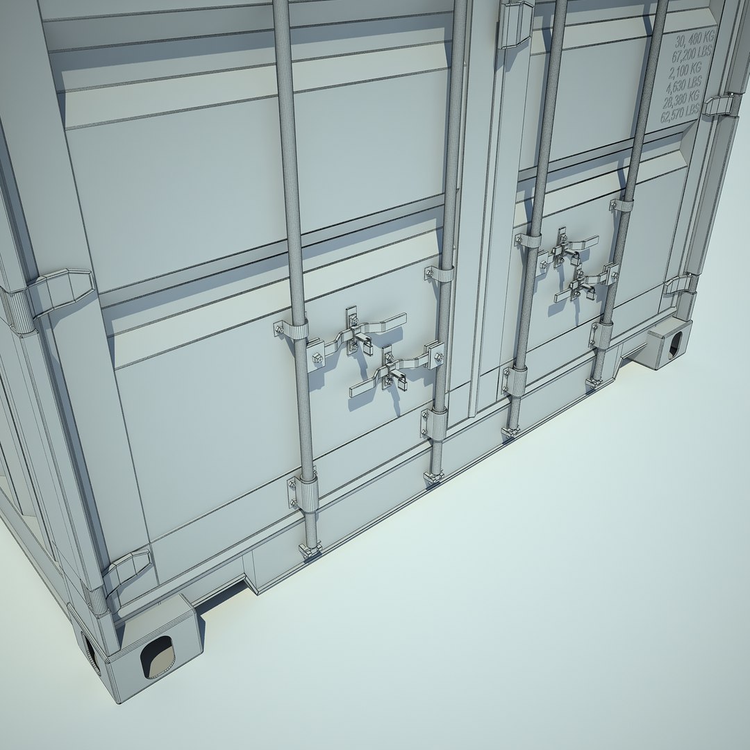 Container Cargo 3d Model