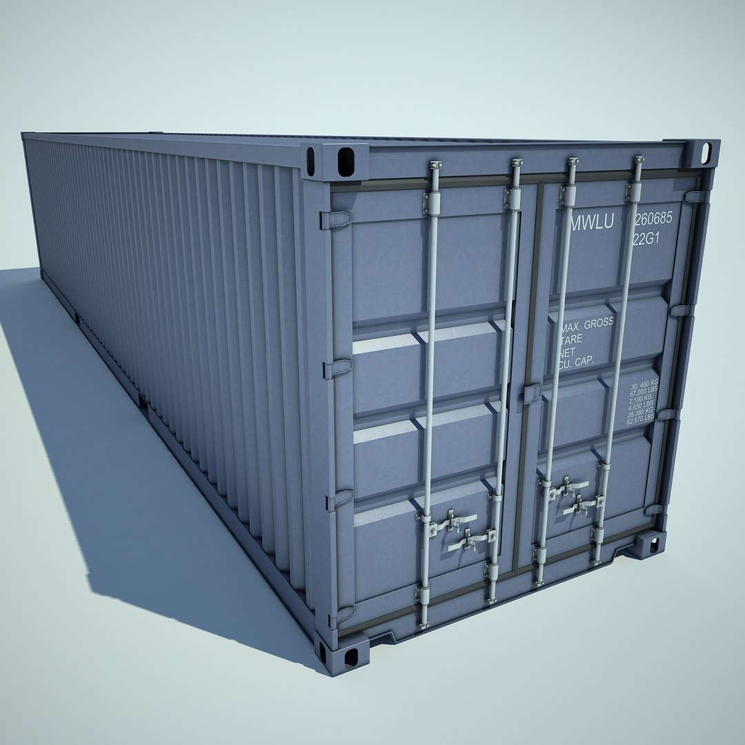 Container Cargo 3d Model