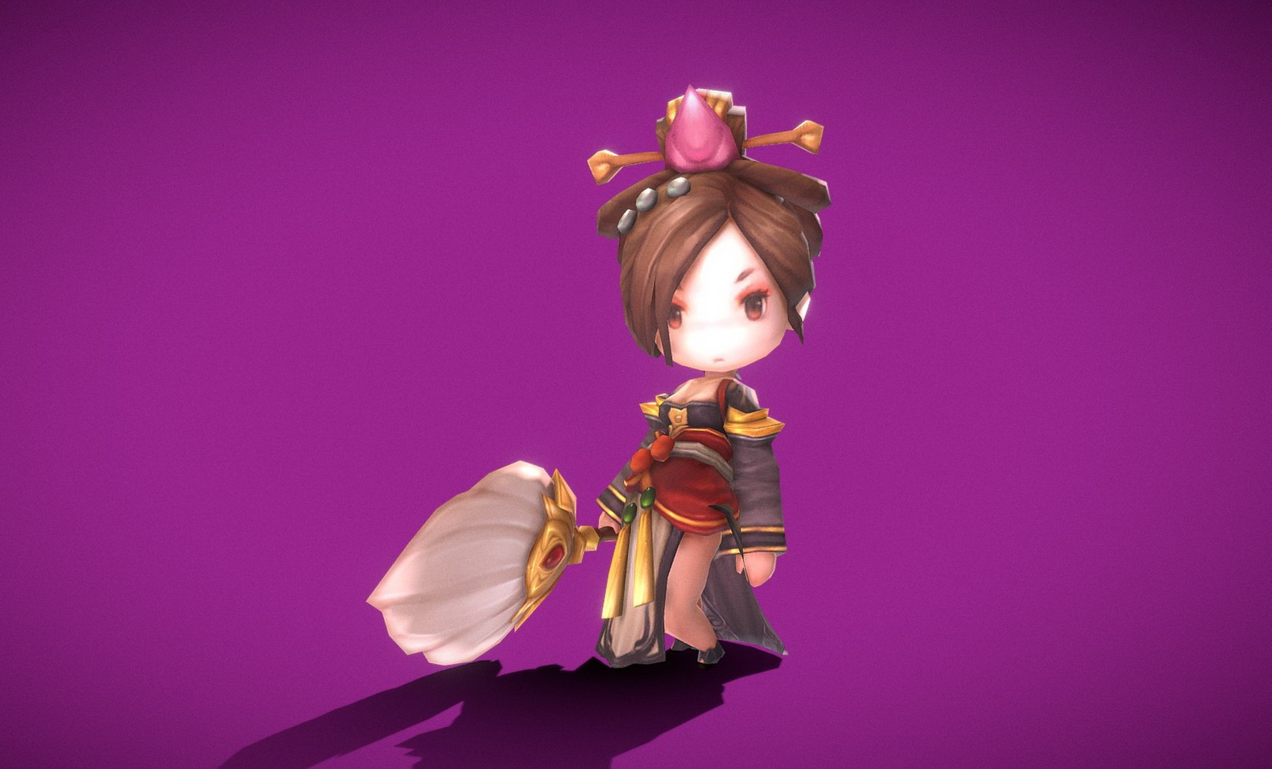 Three Kingdoms - Huang Yueying 3D Model - TurboSquid 2015072