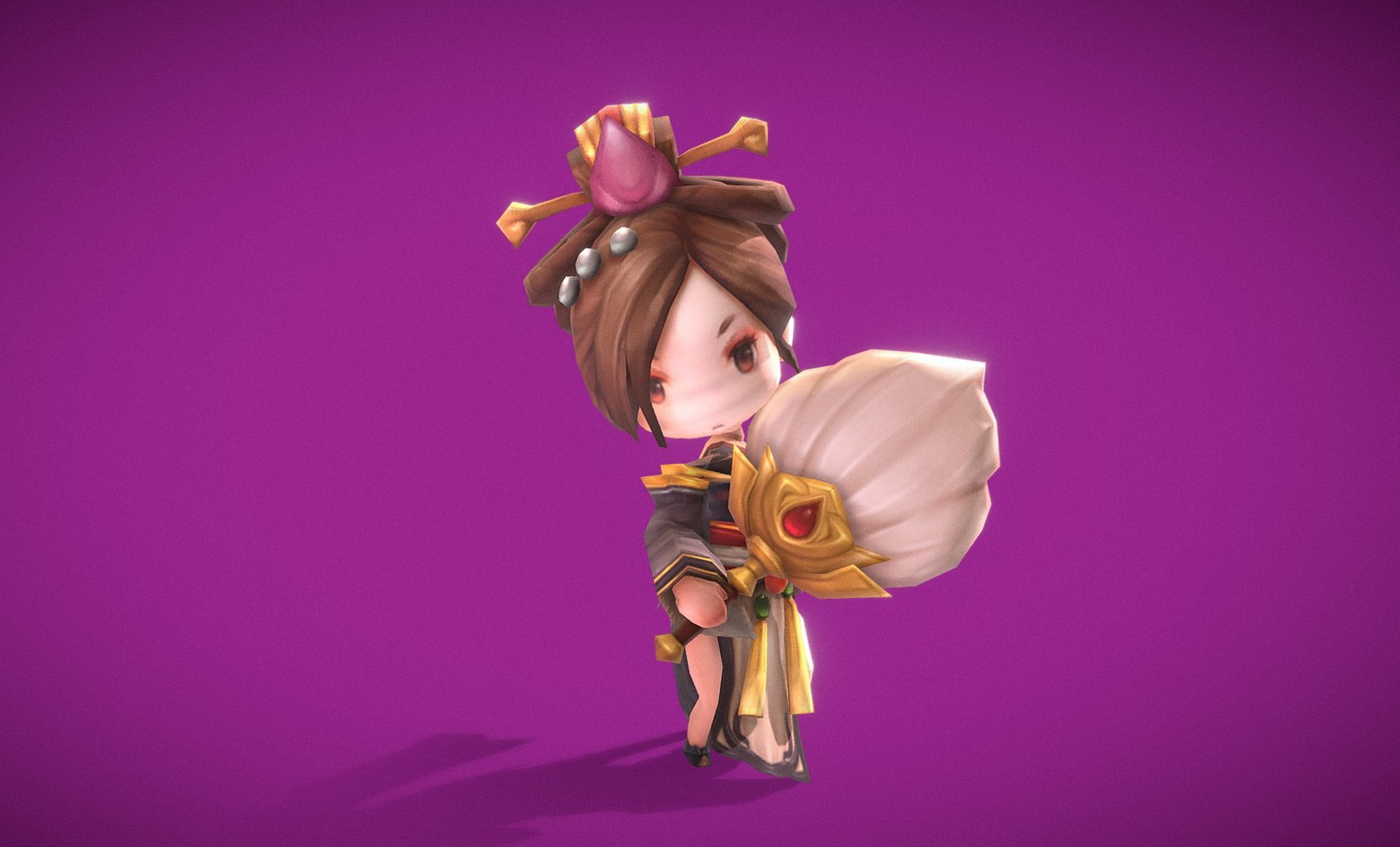 Three Kingdoms - Huang Yueying 3D Model - TurboSquid 2015072