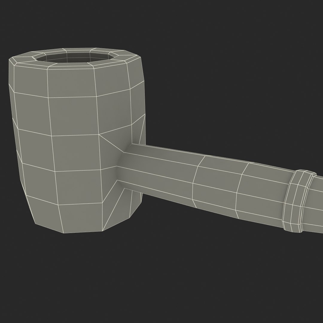 Wooden Pipe 3d 3ds