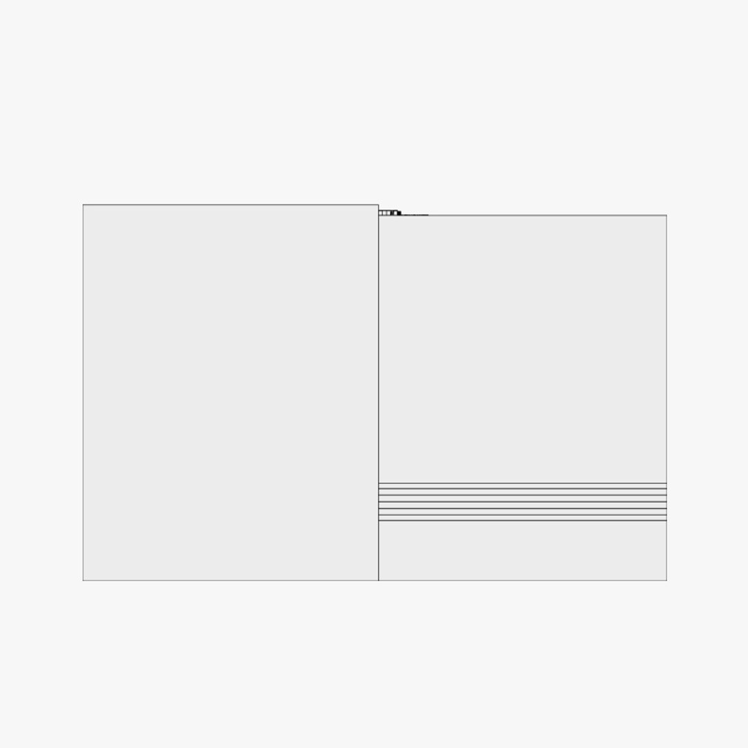 3D Basic Desk Calendar - Geometry Only No Textures No Materials ...