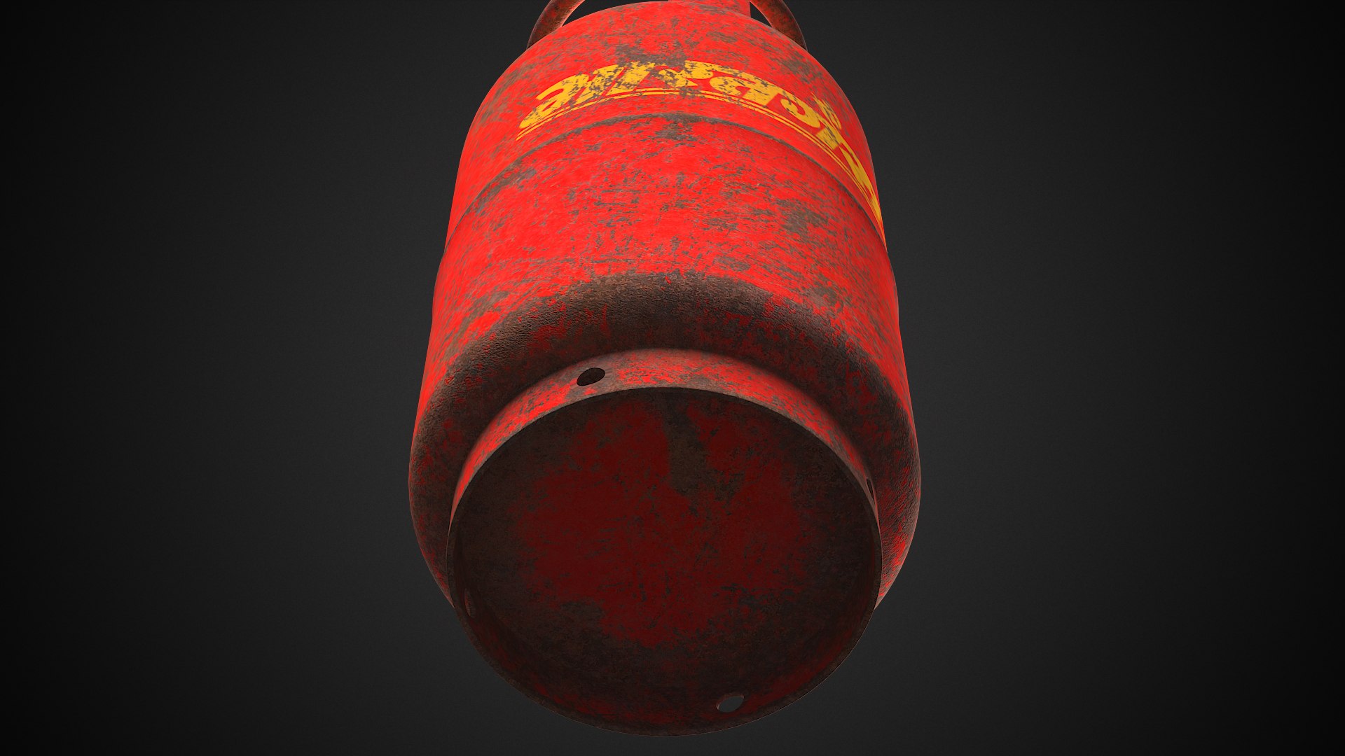 Gas Cylinder Rusty Model - TurboSquid 1702276
