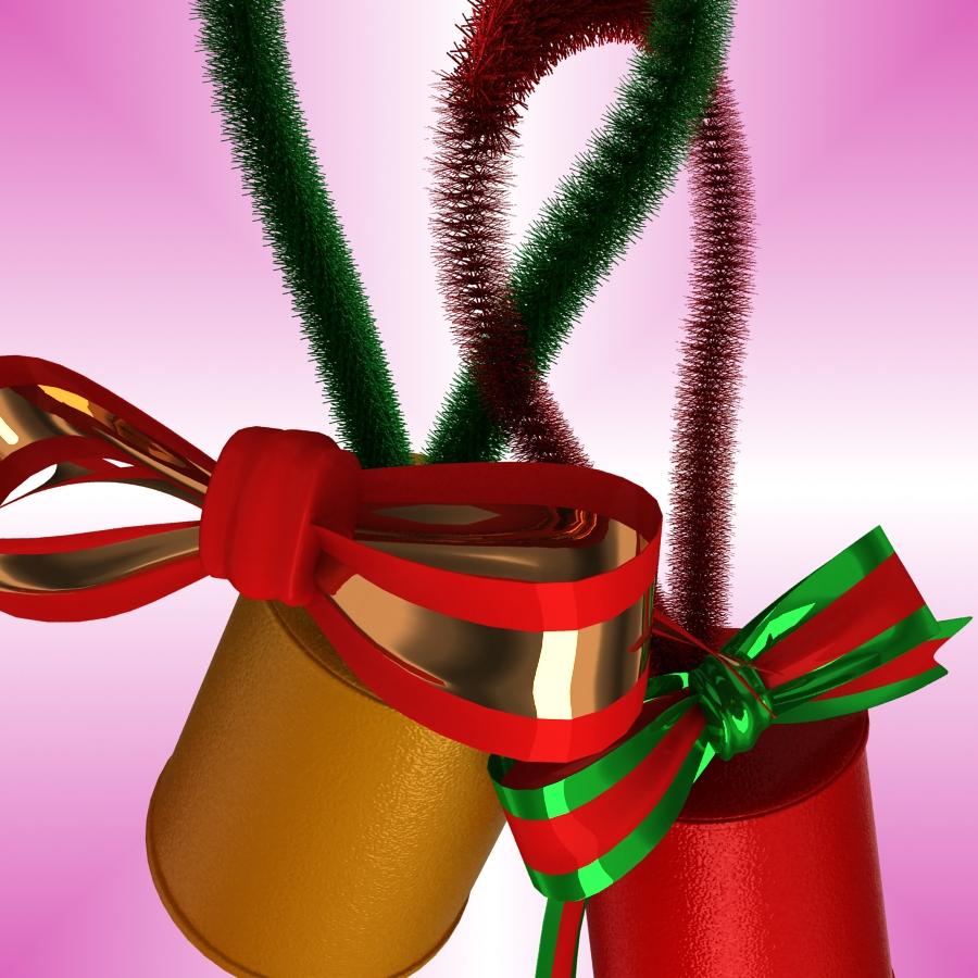 3d christmas bell