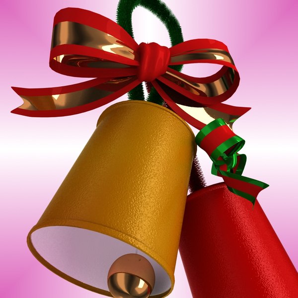 3d christmas bell