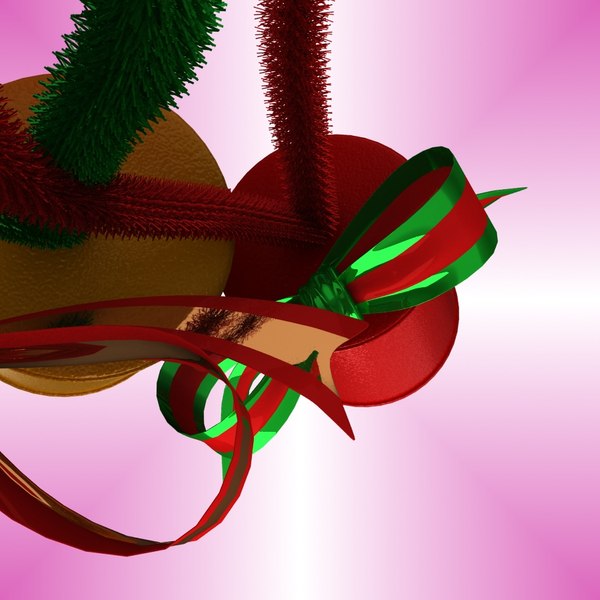 3d christmas bell