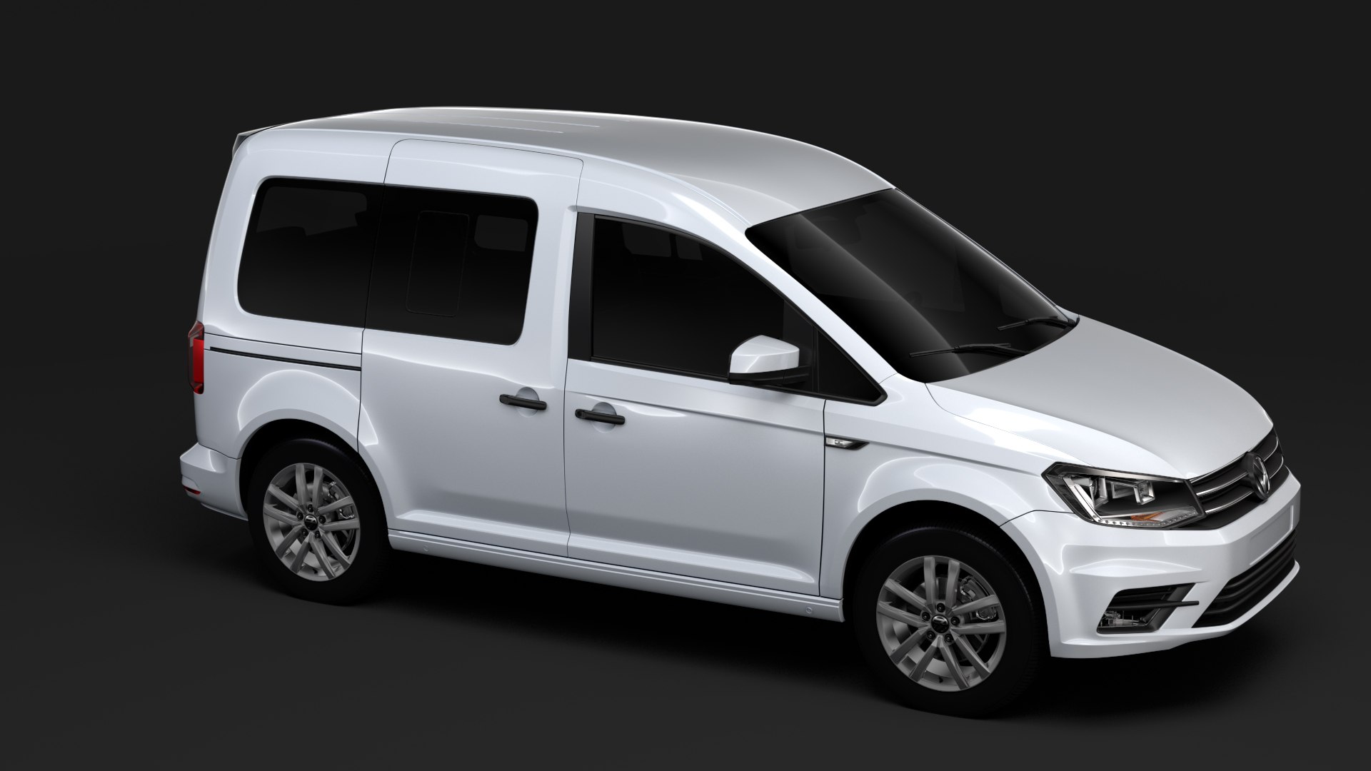 Volkswagen caddy 2018 3D model - TurboSquid 1275583