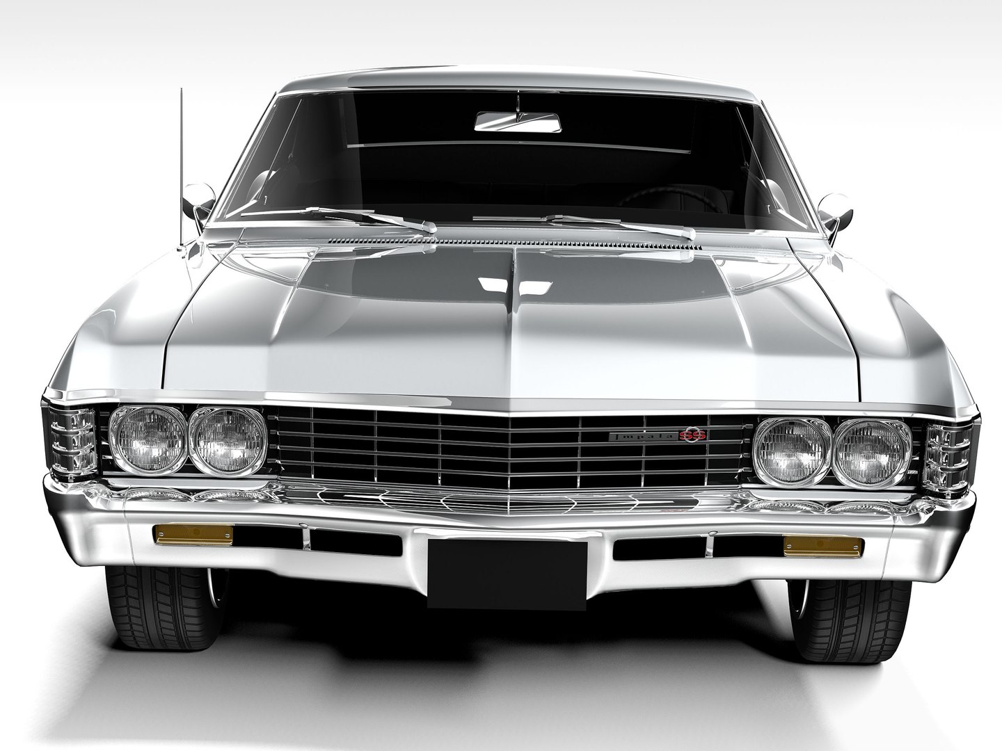 Chevrolet Impala SS 1967 3D Model - TurboSquid 2218536