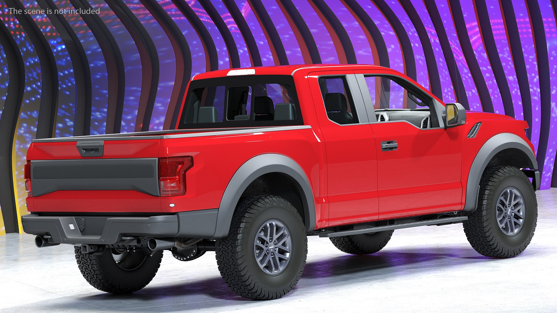 3D SUV Pickup Red model - TurboSquid 2077919
