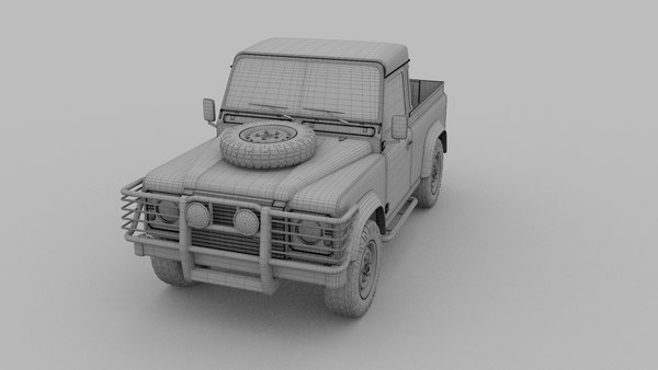 land rover defender 90 3d model