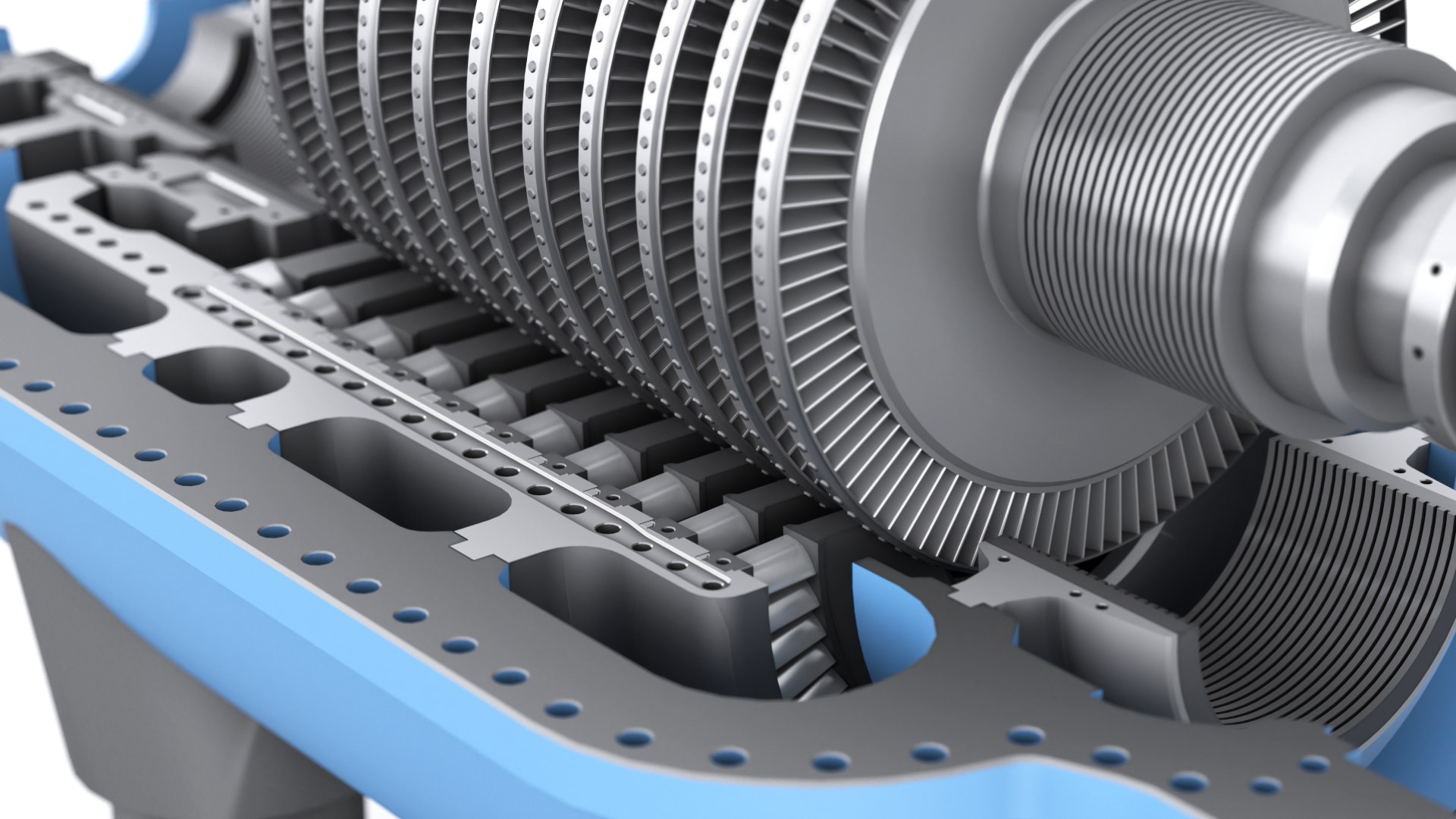 High Pressure Steam Turbine 3D - TurboSquid 1834765